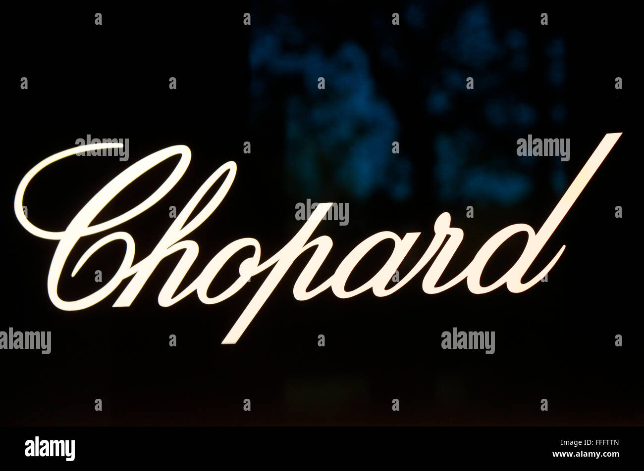 Chopard logo hi-res stock photography and images - Alamy