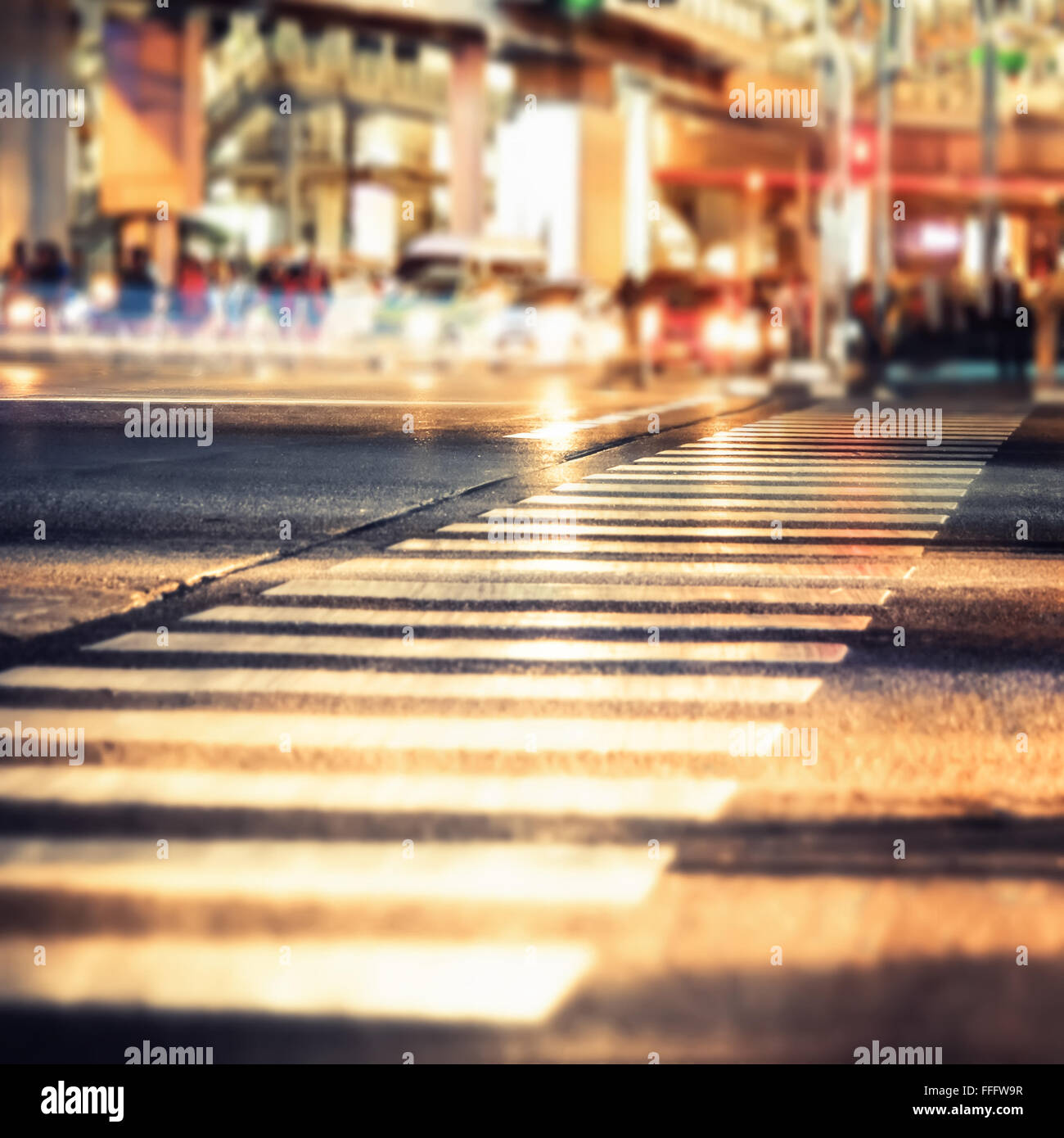 Moving City Night Background