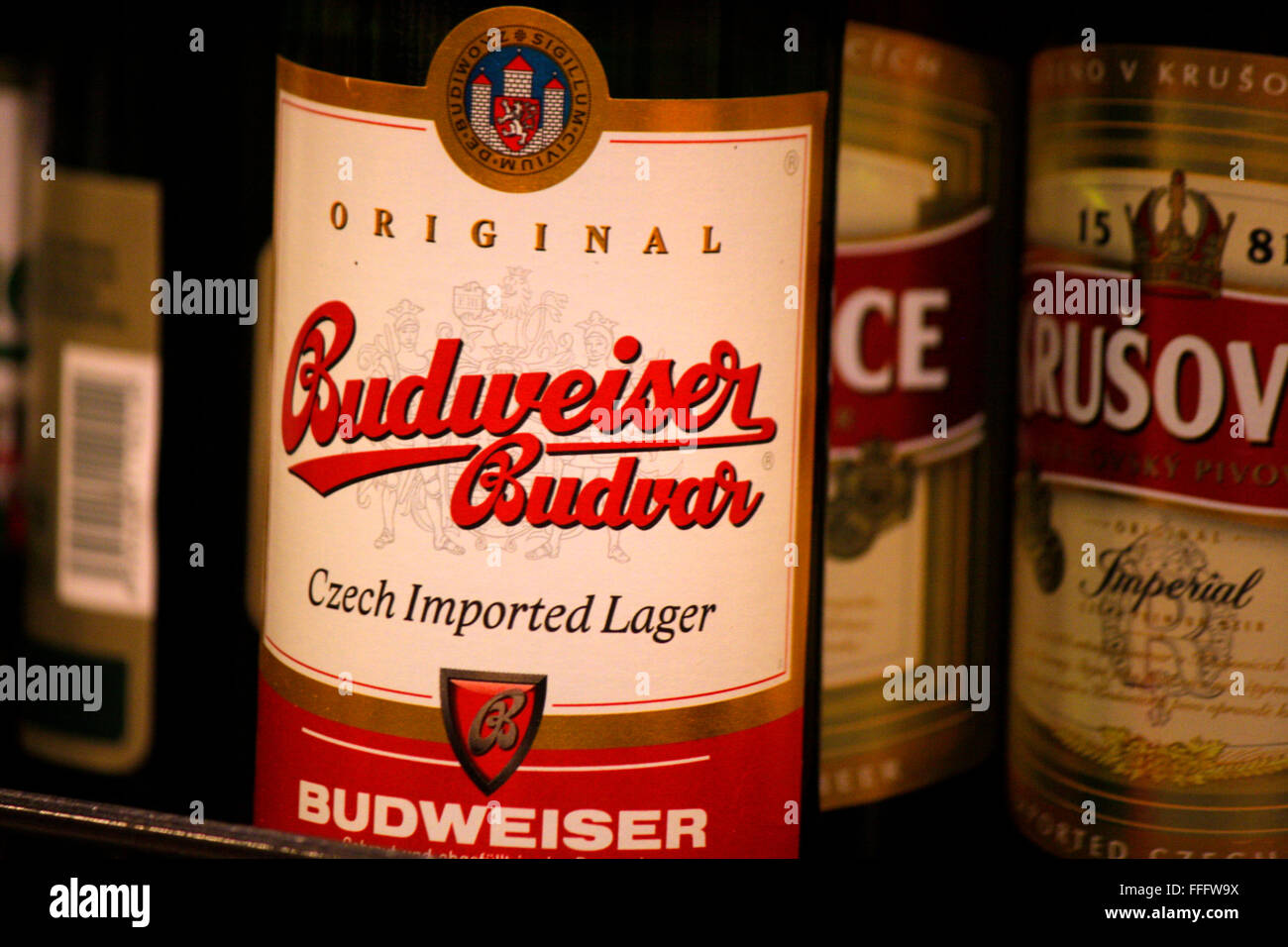 Budweiser budvar logo hi-res stock photography and images - Alamy