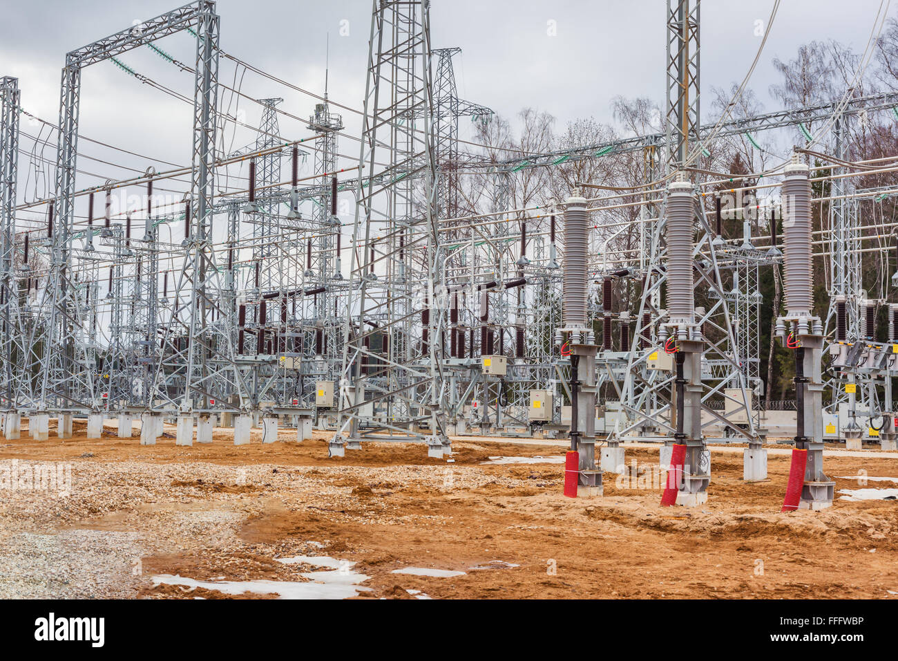 Electric power plant, power transmission line, industrial equipment ...