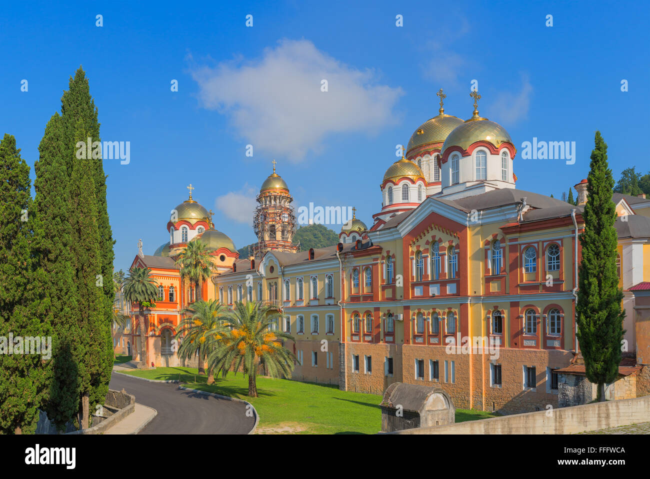 New Athos Monastery, New Athos, Abkhazia, Georgia Stock Photo - Alamy