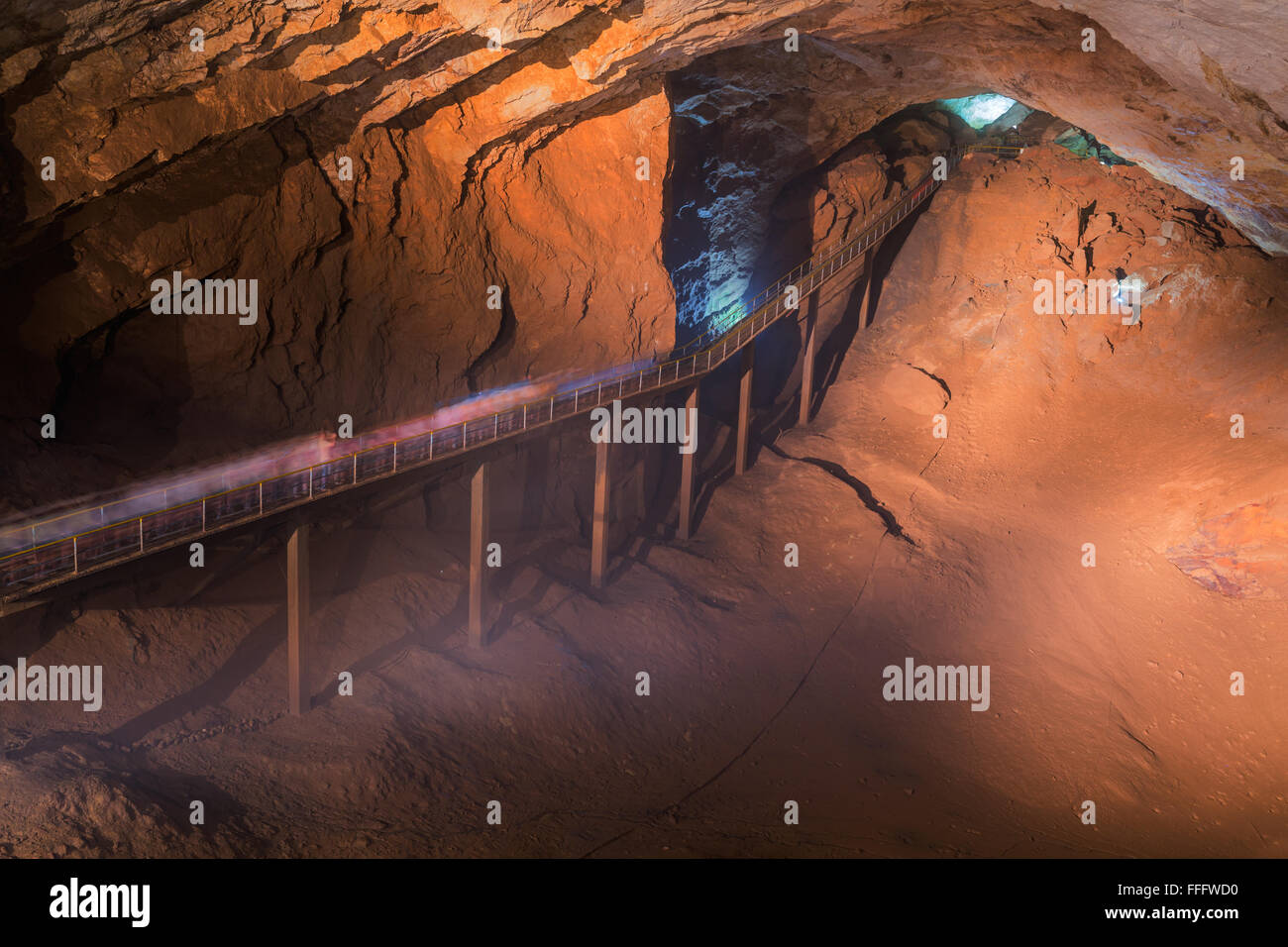 New Athos Cave interior, New Athos, Abkhazia, Georgia Stock Photo - Alamy