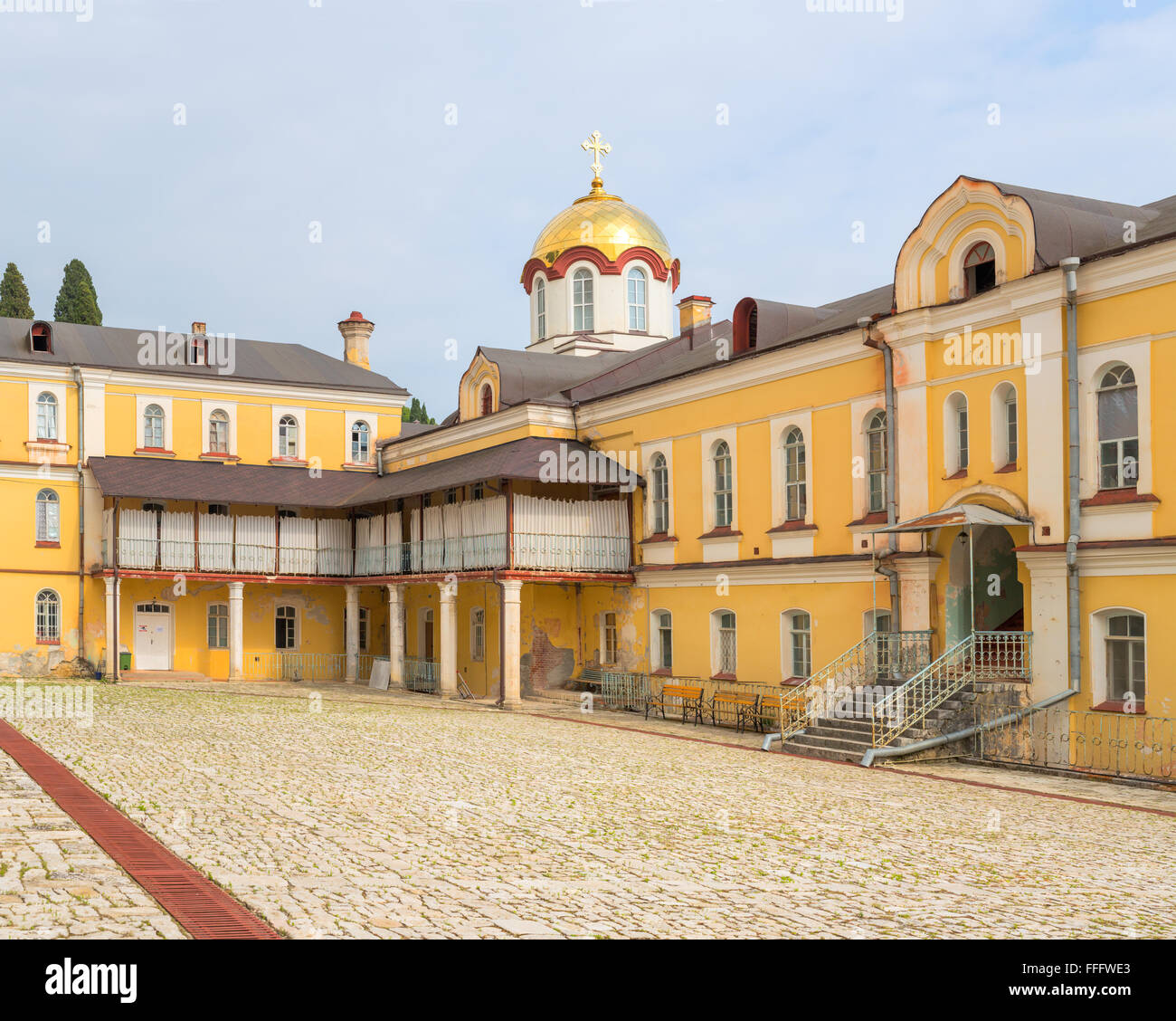 New Athos Monastery, New Athos, Abkhazia, Georgia Stock Photo - Alamy