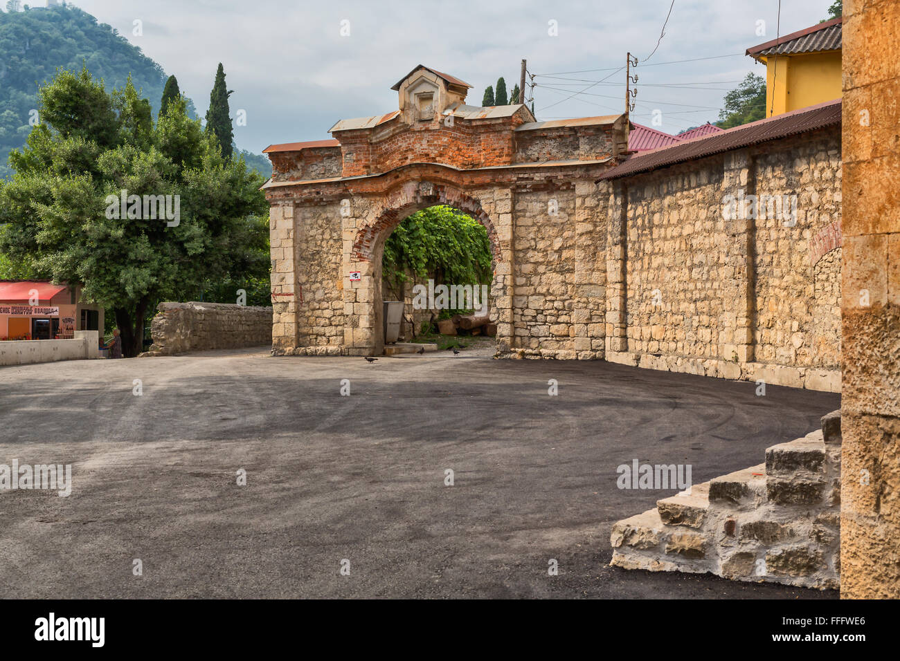 New Athos Monastery, New Athos, Abkhazia, Georgia Stock Photo - Alamy