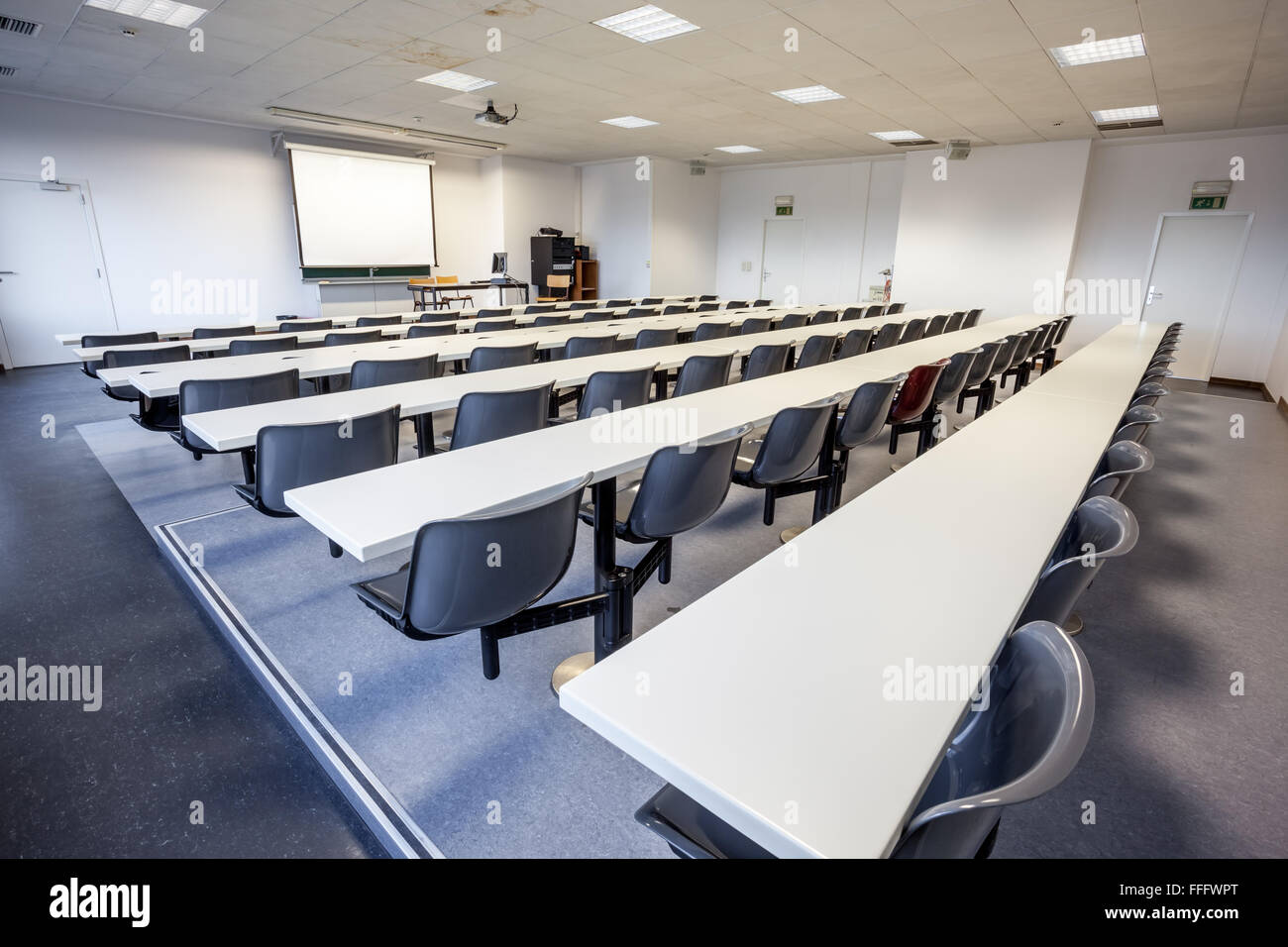 This auditorium is in the university of Ghent Stock Photo - Alamy