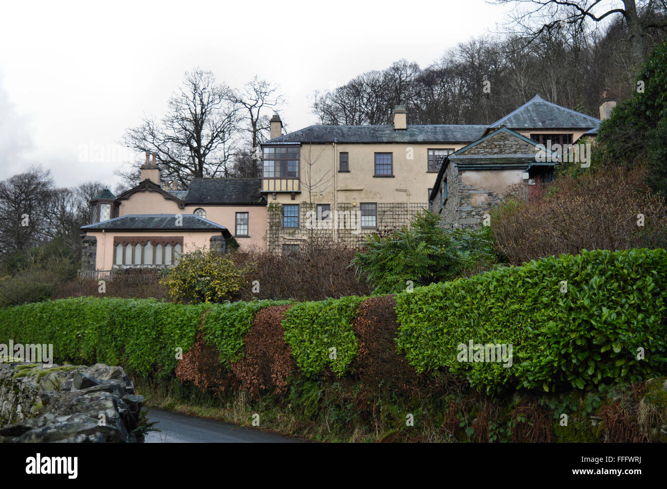 Brantwood House Coniston Lake District Stock Photo - Alamy
