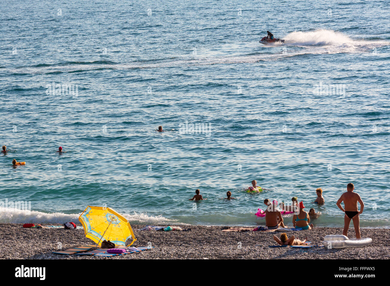 Gagra beach hi-res stock photography and images - Alamy