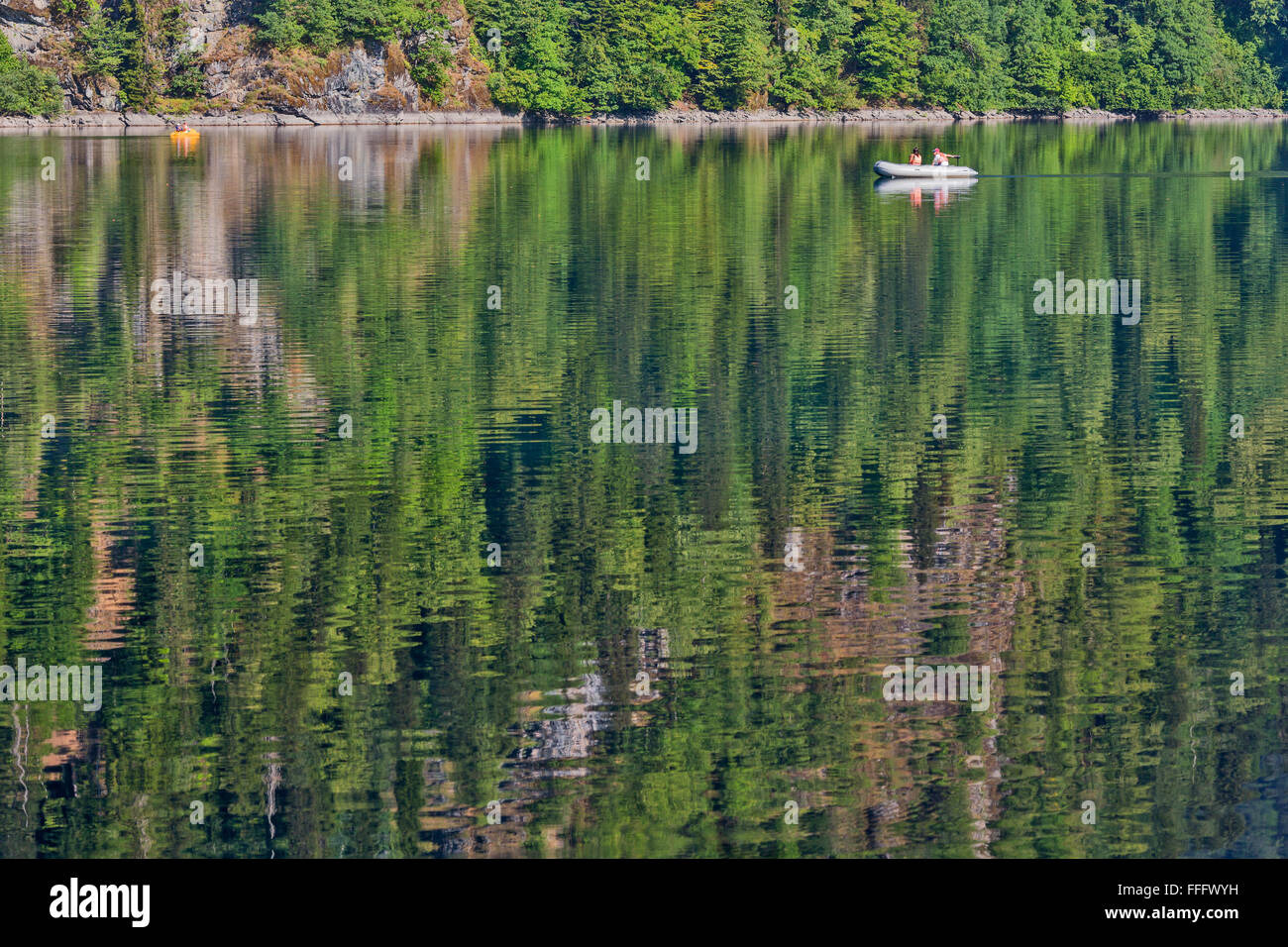 Mountain lake Ritsa, Abkhazia, Georgia Stock Photo - Alamy