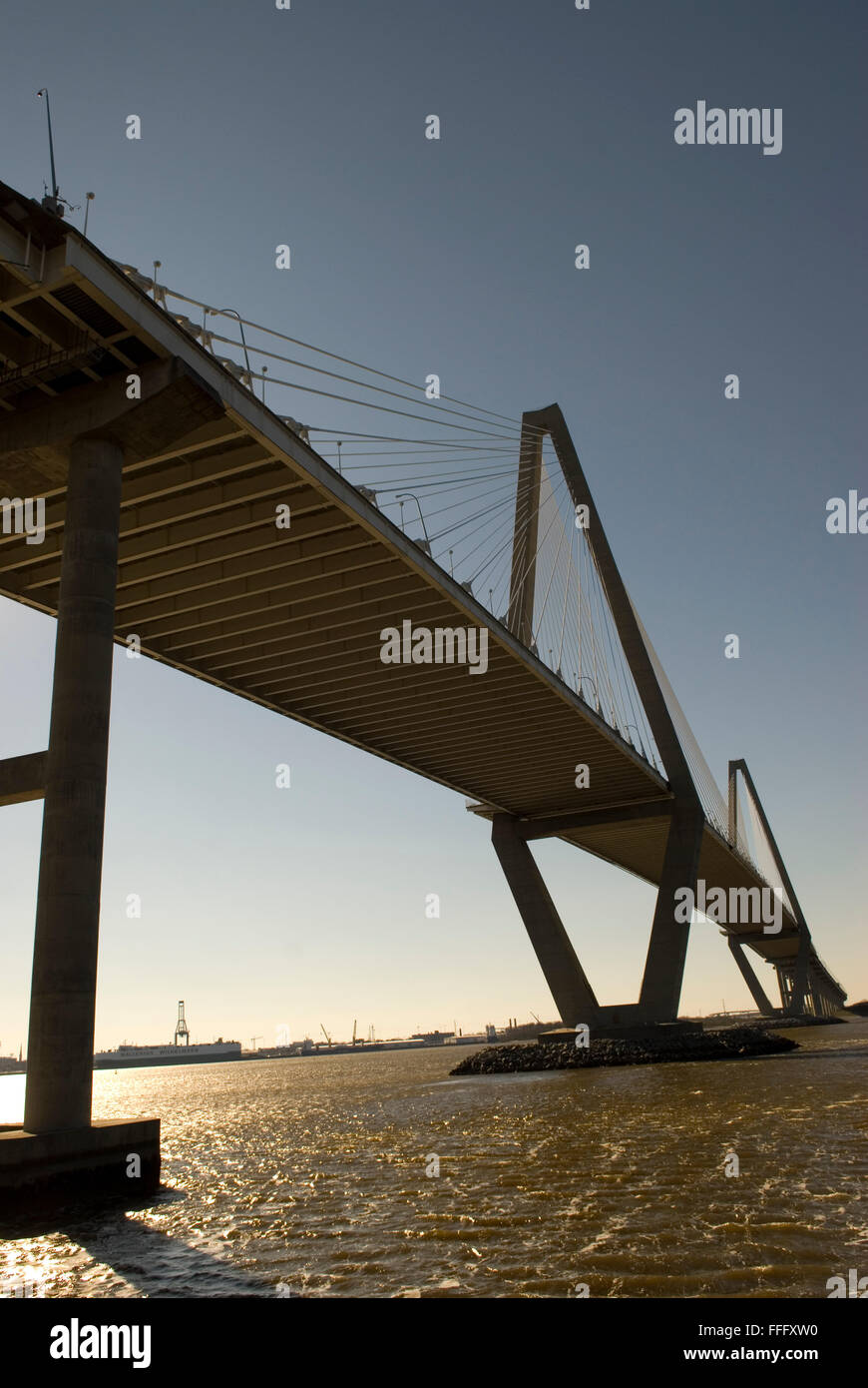 Arthur Ravenel Jr Bridge Charleston South Carolina USA Stock Photo - Alamy