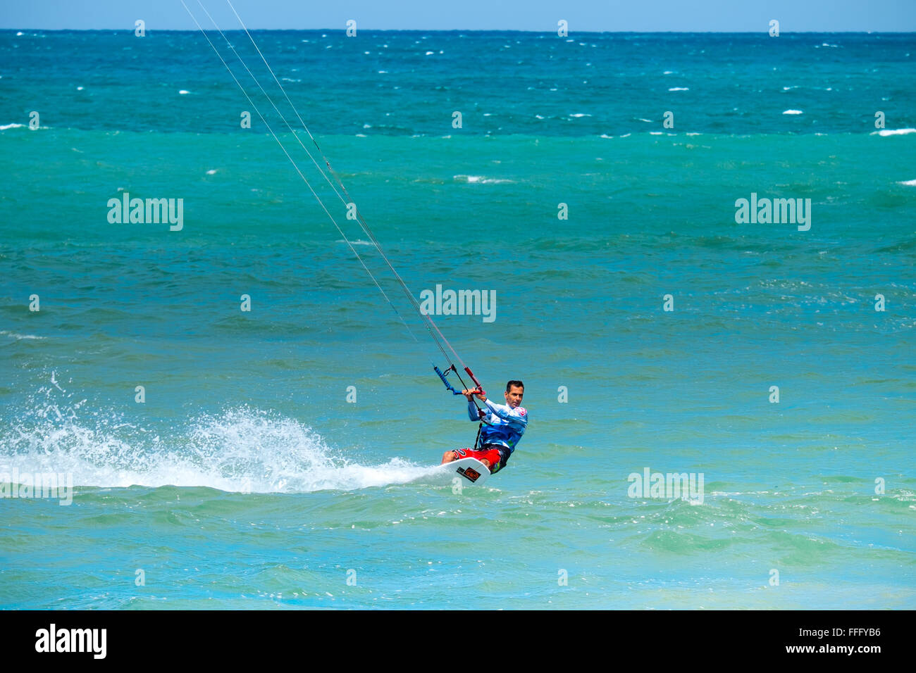 Amazing kite surfing at Philippines. Processional instructor surfing in ...