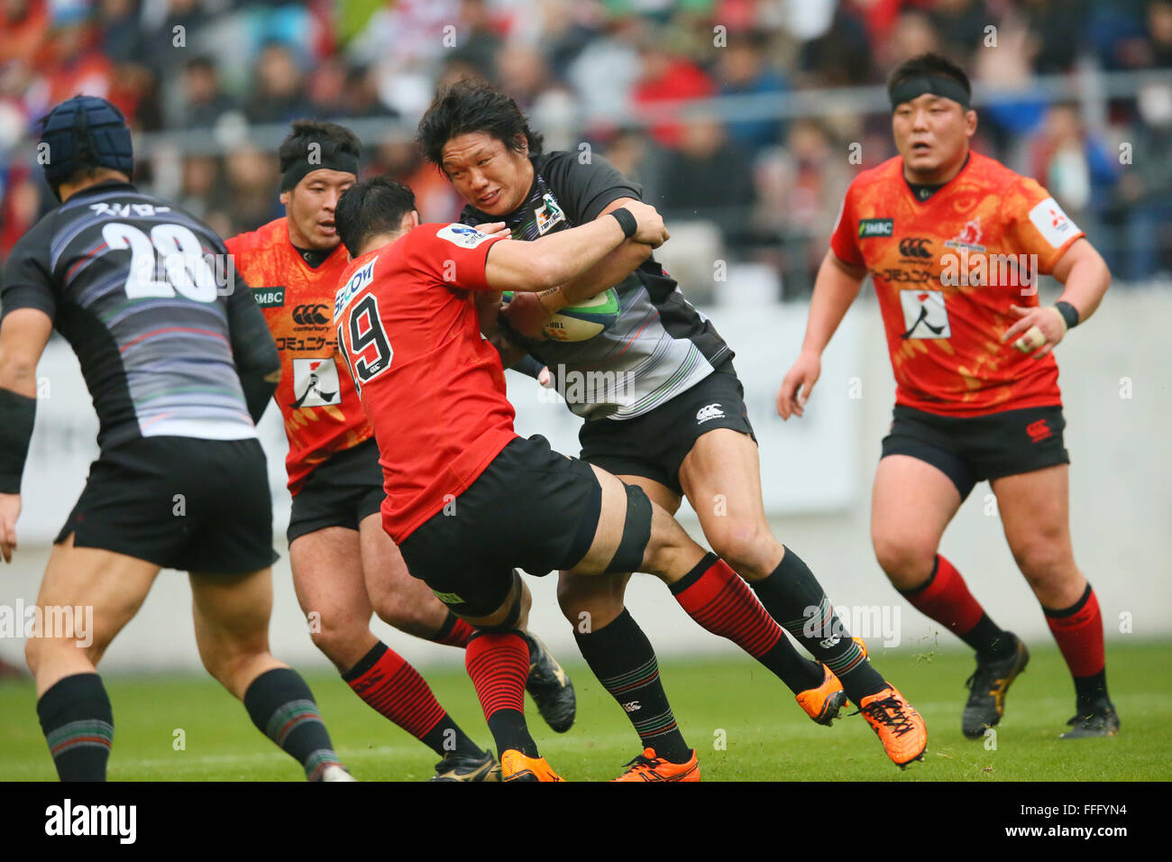 Toyota Stadium, Aichi, Japan. 13th Feb, 2016. Takashi Kikutani (Top ...