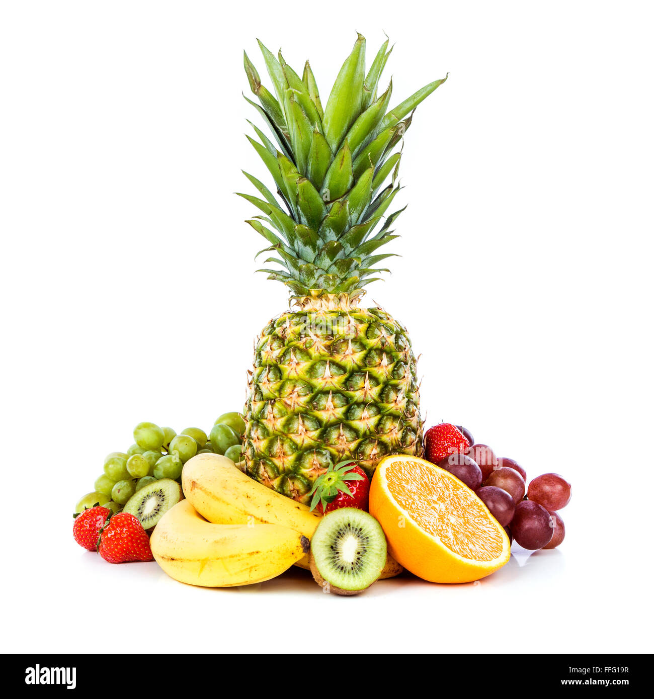 Fresh food healthy fruit Cut Out Stock Images & Pictures - Alamy
