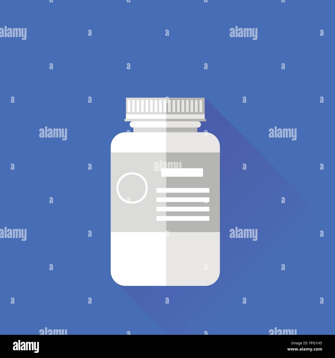 Medication bottle healthcare icon Stock Vector Images - Alamy