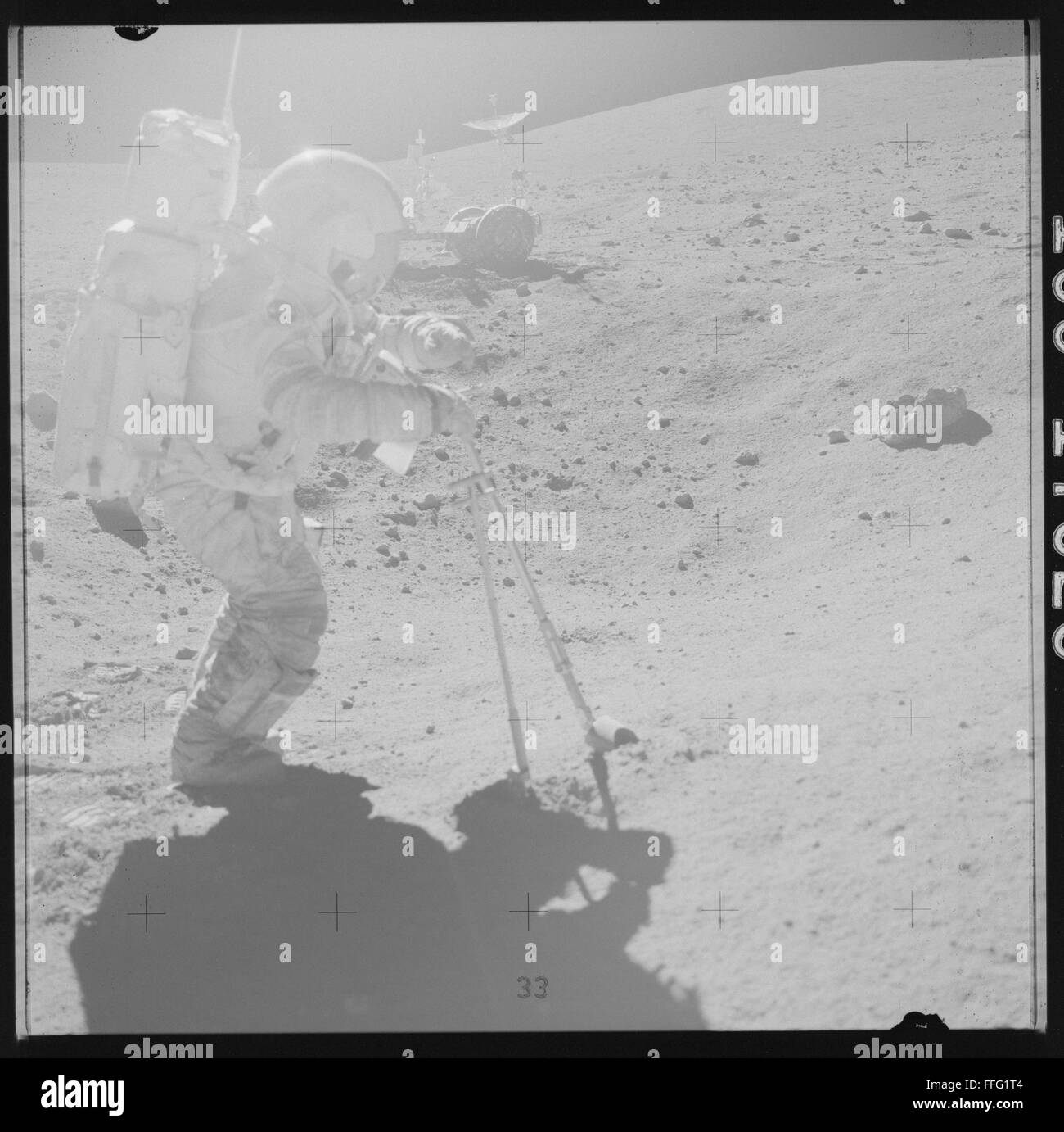 This unedited archive from the Apollo 16 mission includes images taken ...