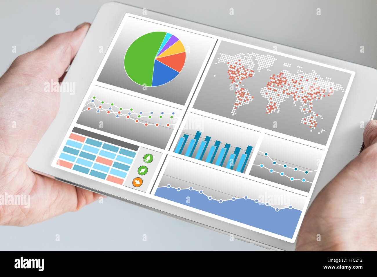Predictive analytics kpi dashboard hi-res stock photography and images ...