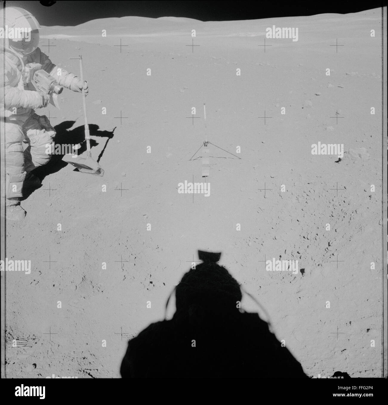 The Apollo 16 collection features photographs of astronauts John Young ...