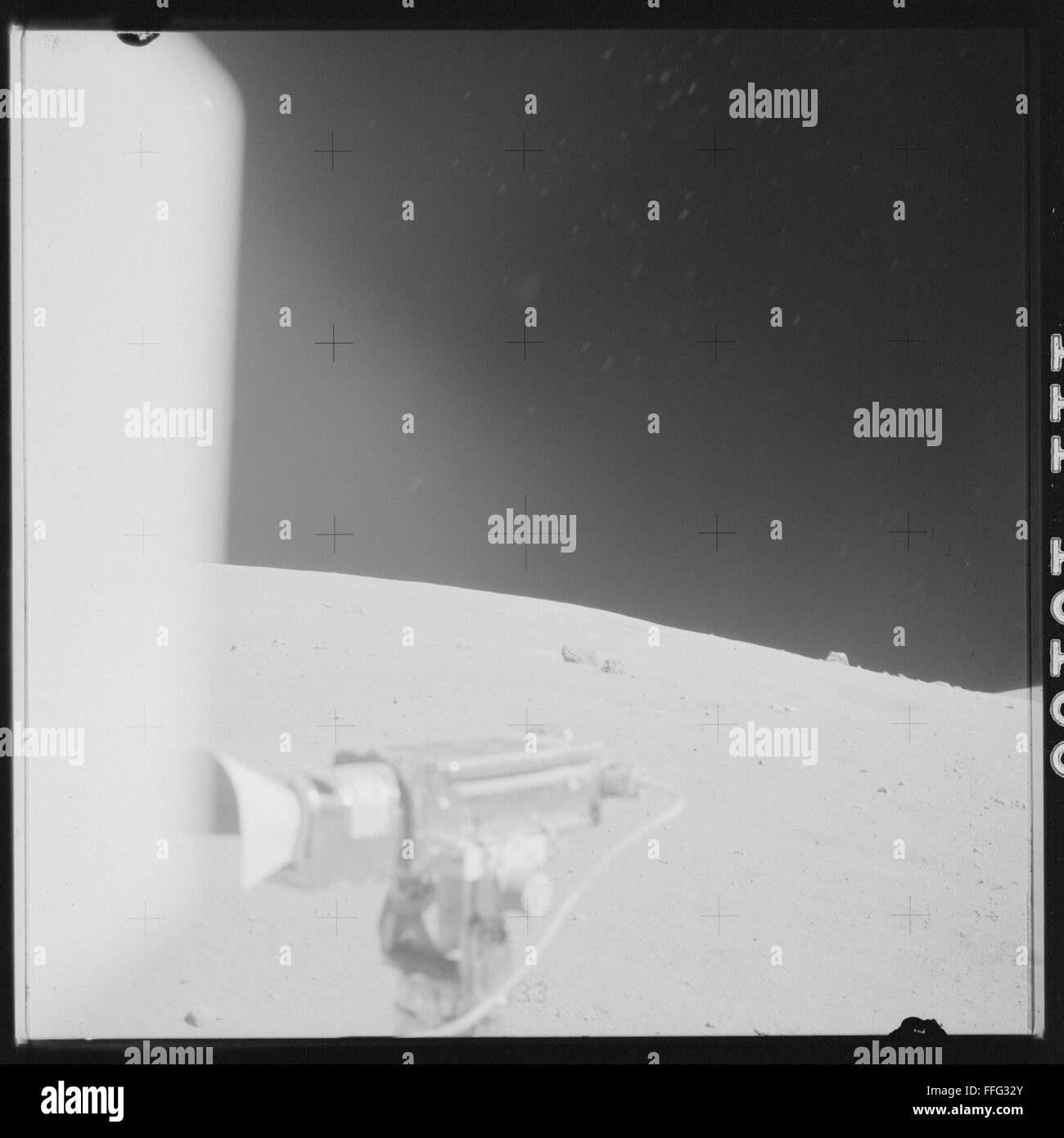 The Apollo 16 mission photographic archive shows astronauts John Young ...