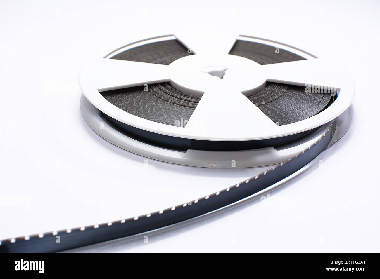Spool of film strip of super 8 format Stock Photo - Alamy