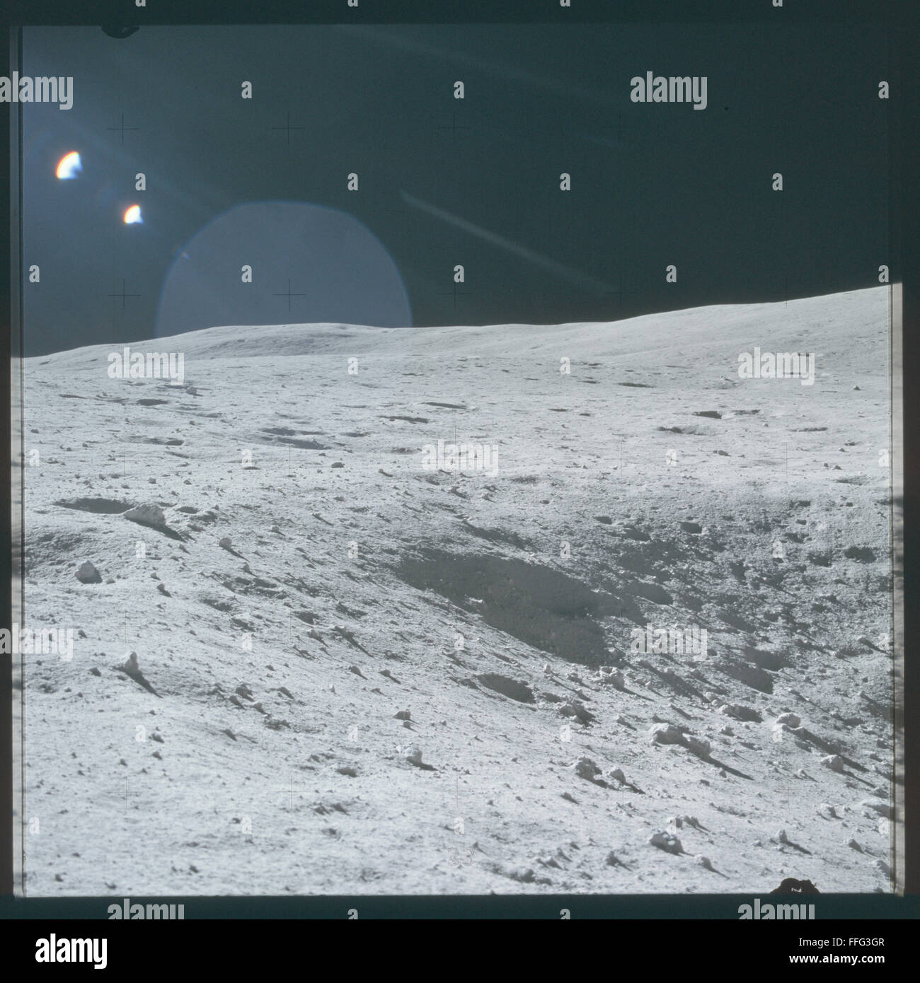 This archive from Apollo 16 captures astronauts John Young, Charles ...