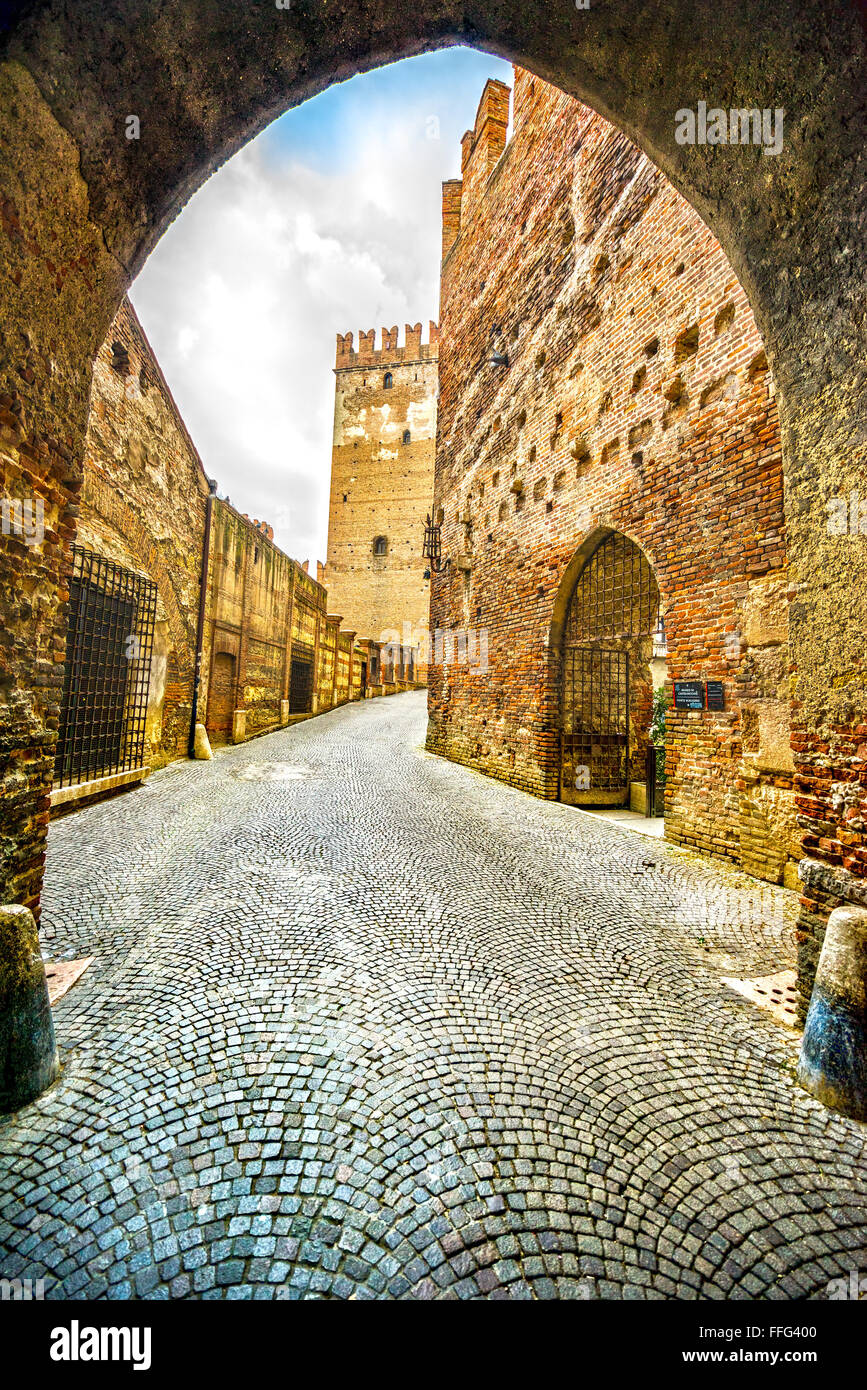 Italy veneto verona arena red hi-res stock photography and images - Alamy