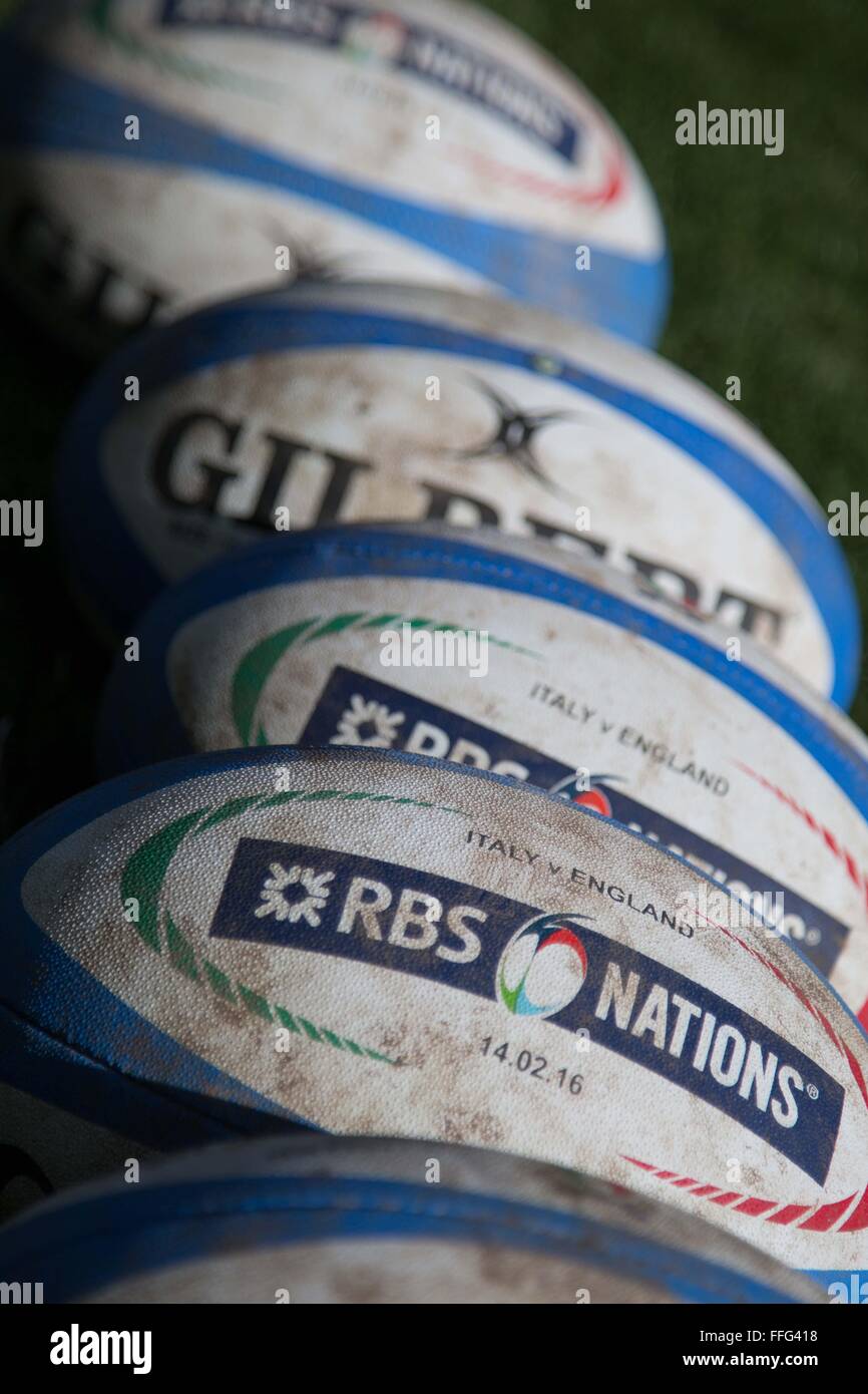 Rome, Italy. 13th Feb, 2016. Captain's Run of the Italian Rugby Team at ...