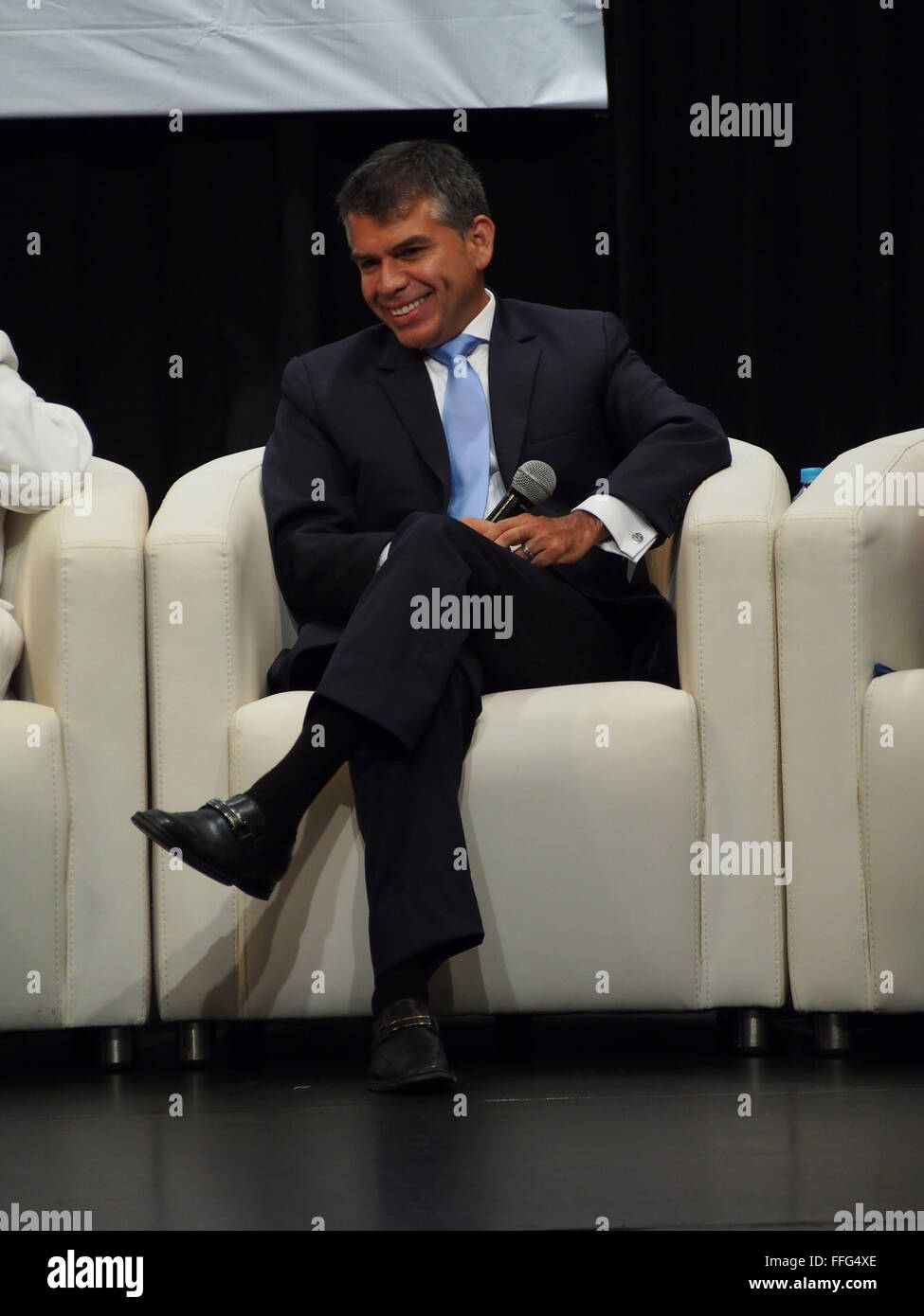 Candidate Julio Guzman .- Four candidates participated in the second ...