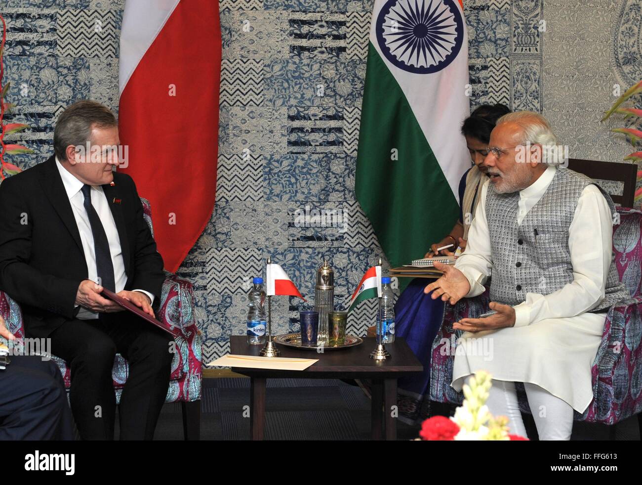 Indian Prime Minister Narendra Modi holds a bilateral meeting with the ...
