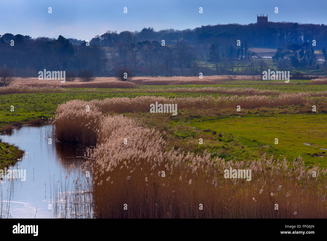 Cley Marshes Nature Reserve on the North Norfolk coast Stock Photo - Alamy