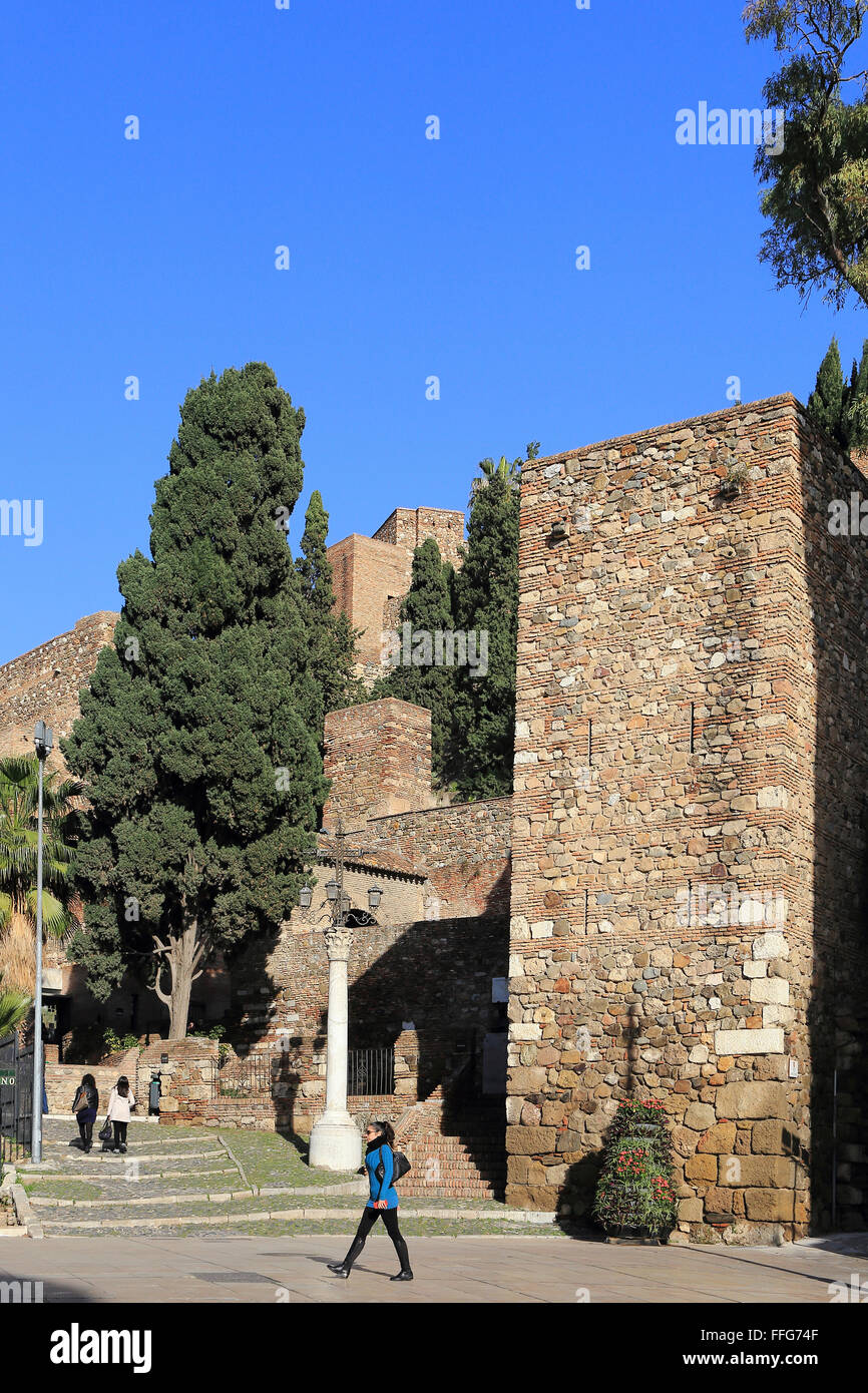 Malaga fortress hi-res stock photography and images - Alamy
