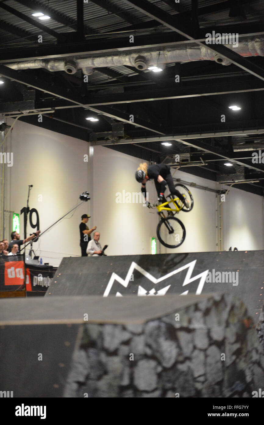 Excel, London, UK. 13th February 2016. The London Bike Show at Excel ...