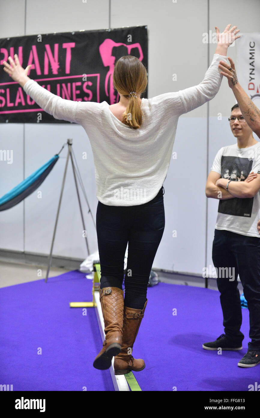 Excel, London, UK. 13th February 2016. The London Bike Show at Excel ...