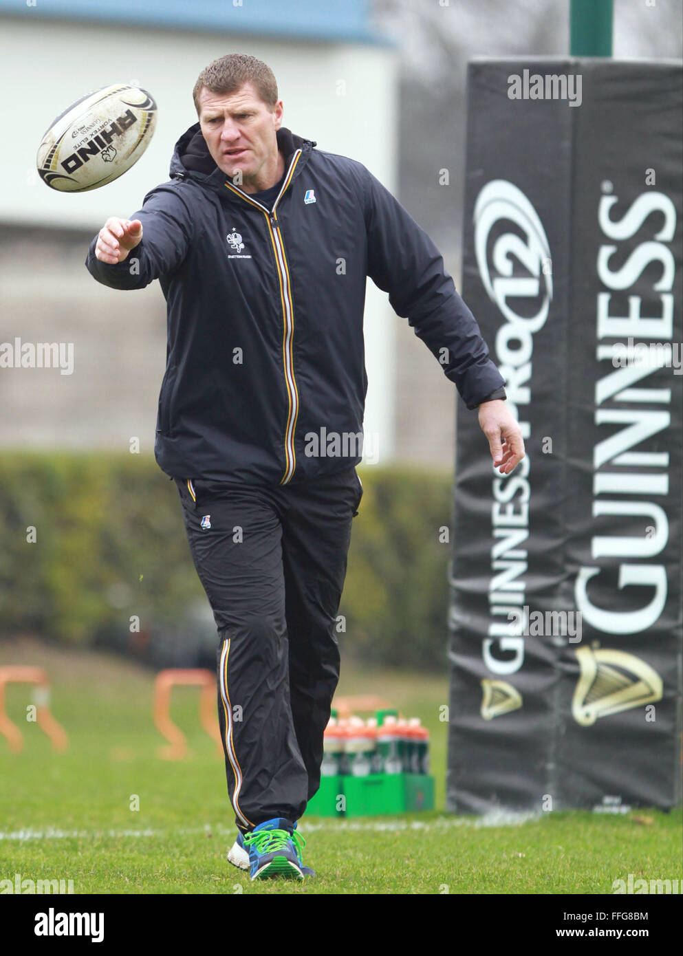 Treviso, Italy. 13th Feb, 2016. Benetton Treviso's Head Coach Marius ...