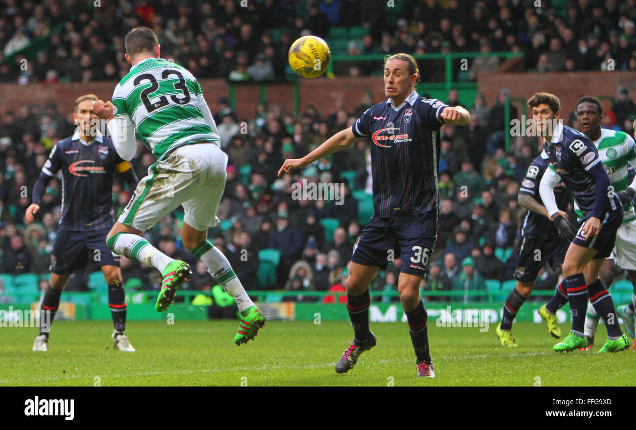 Celtic Park, Glasgow, Scotland. 13th Feb, 2016. Scottish Premier League ...