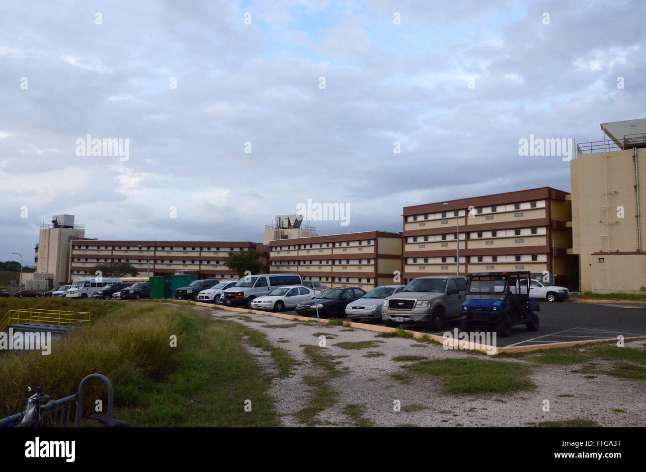 gold hill towers guantanamo bay cuba gtmo civilian housing block Stock ...