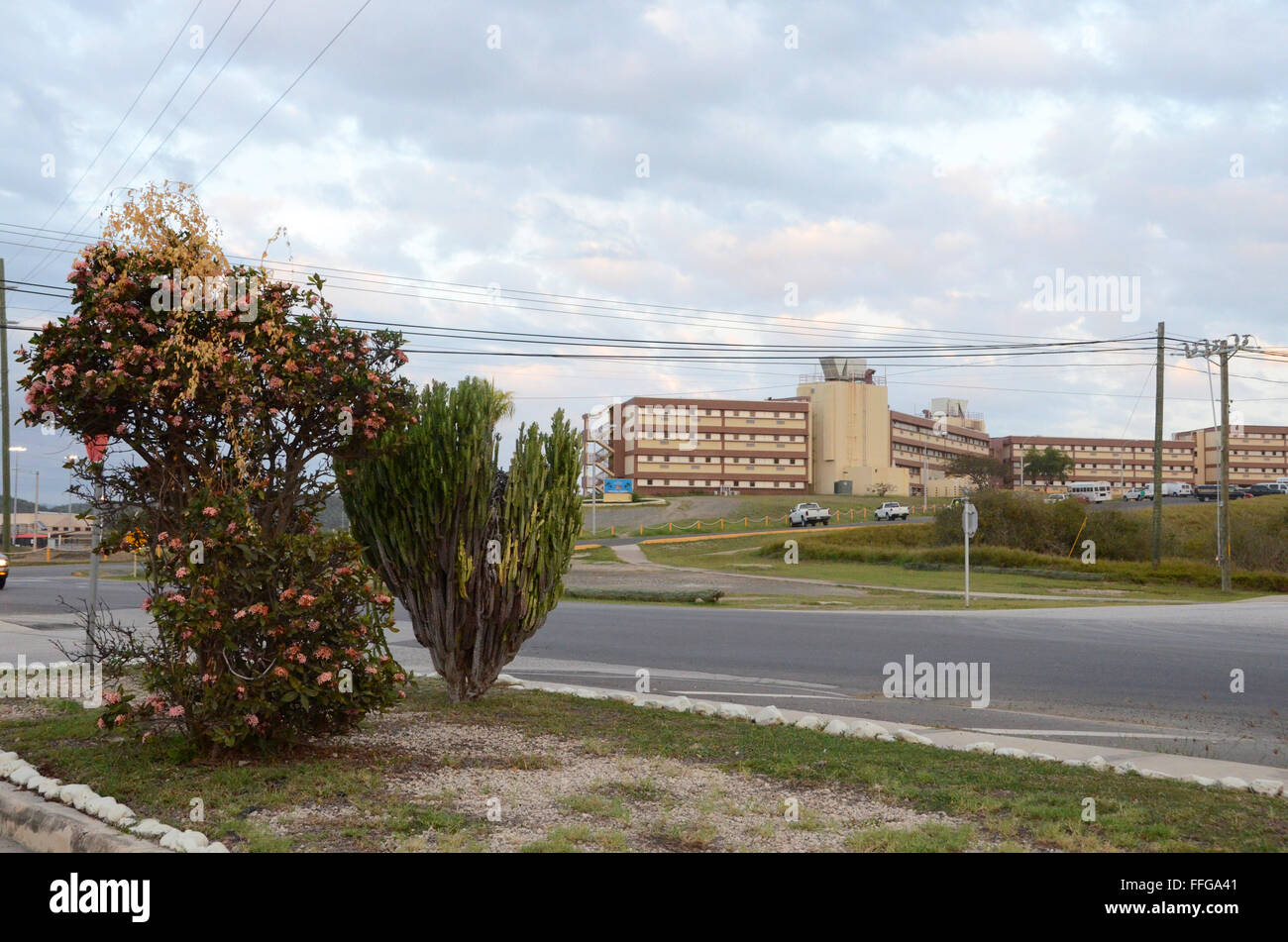 gold hill towers guantanamo bay cuba gtmo civilian housing block Stock ...
