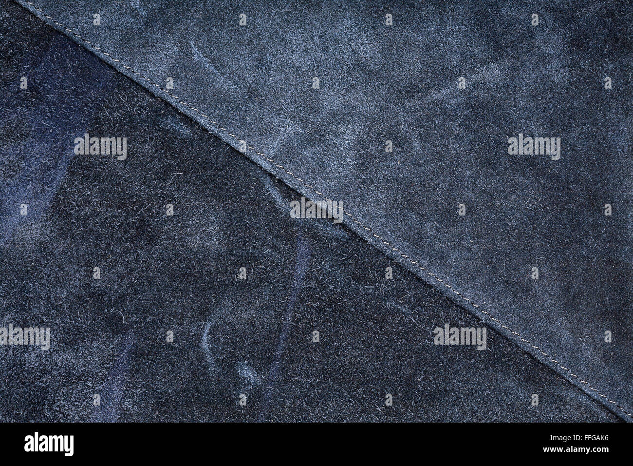 Scratched worn suede texture with seam Stock Photo - Alamy