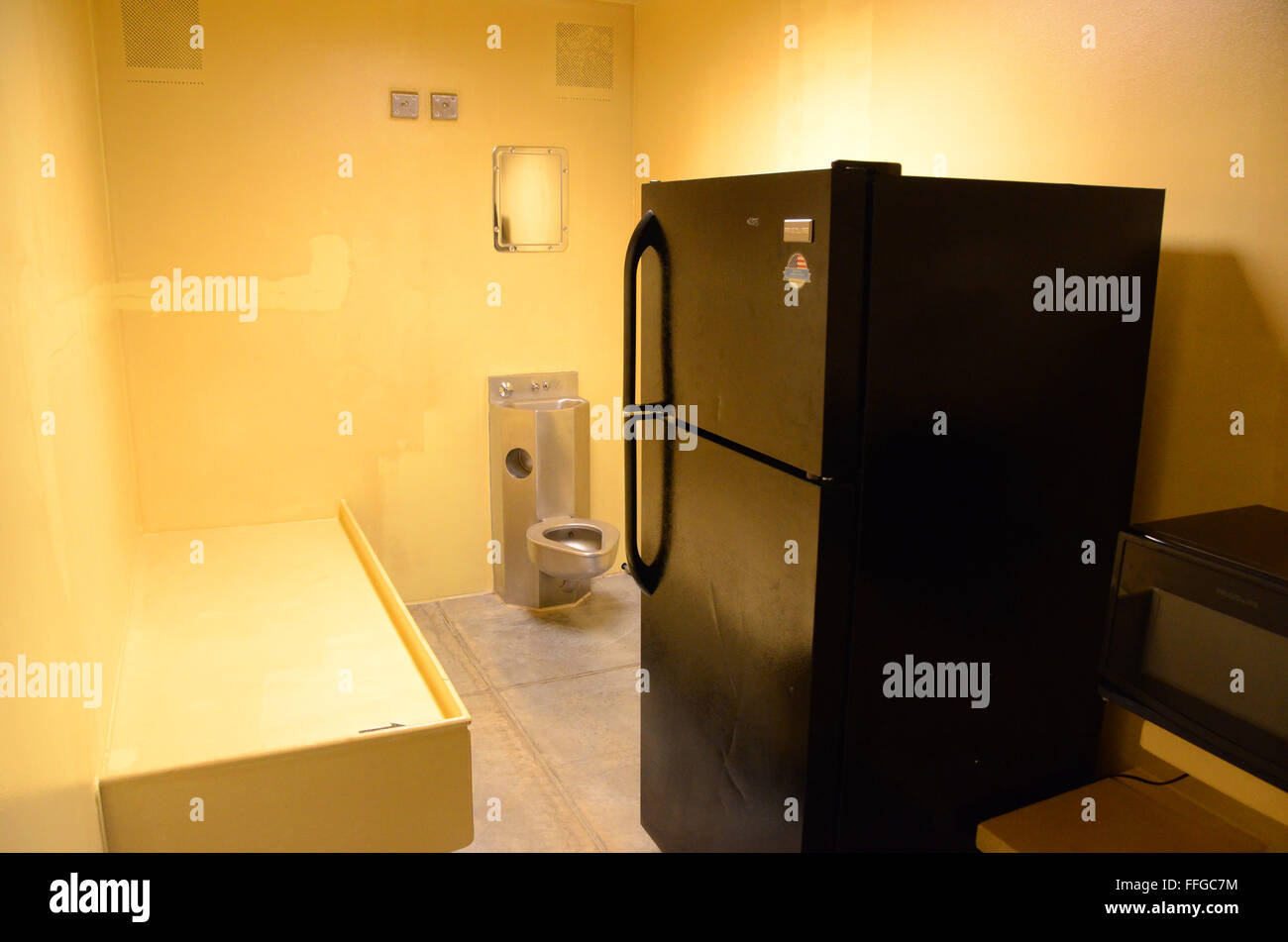 guantanamo bay cuba gtmo camp six cell block cell with large ...