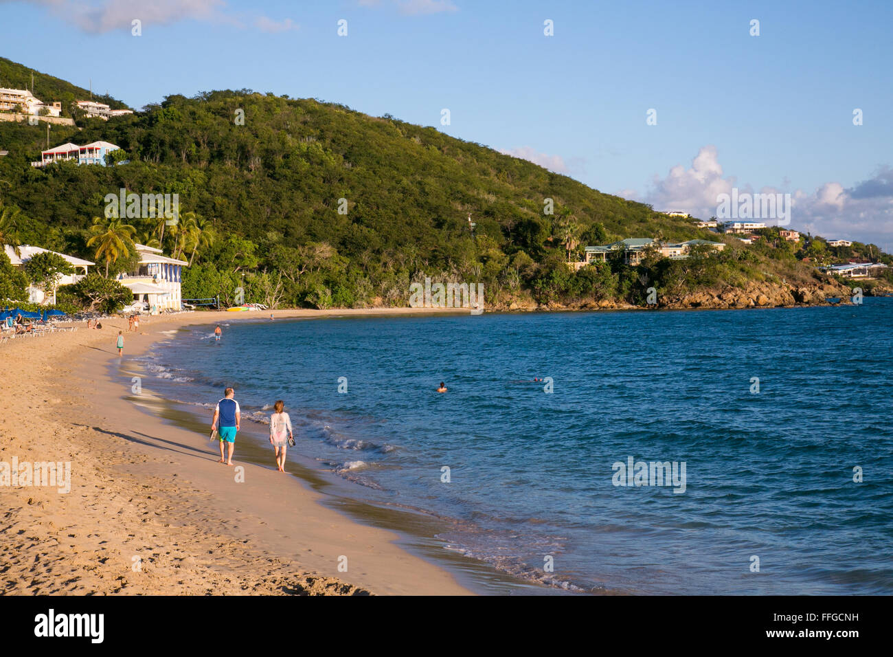 Shoreline in St. Thomas, U.S. Virgin Islands Stock Photo - Alamy