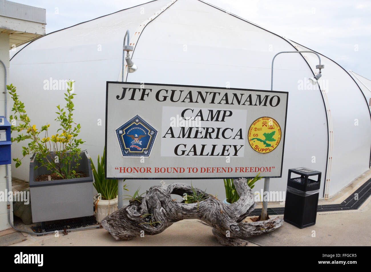 jtf guantanamo bay cuba gtmo camp america galley restaurant entrance ...