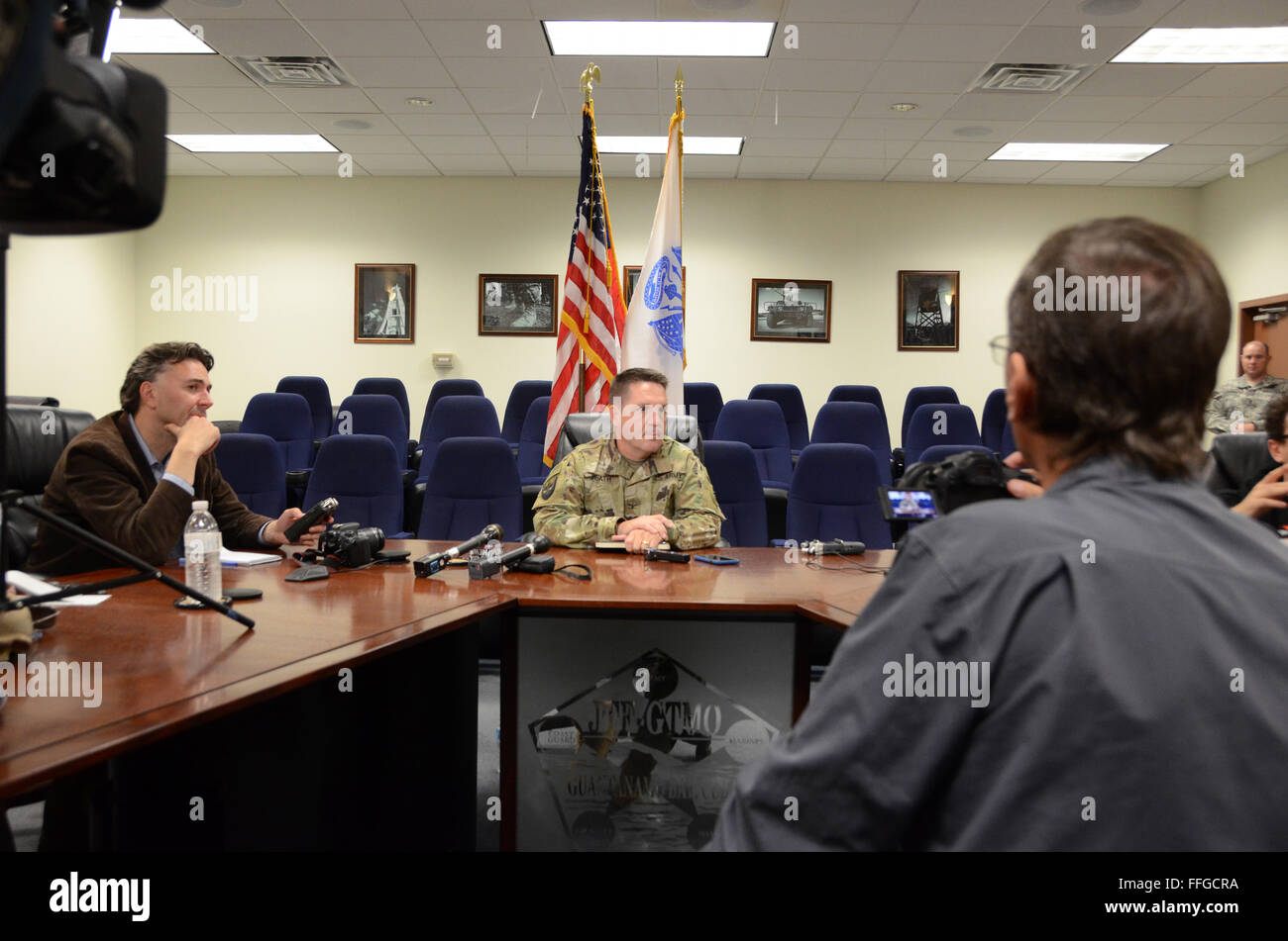 Camp commander colonel David Heath guantanamo bay cuba gtmo with ...