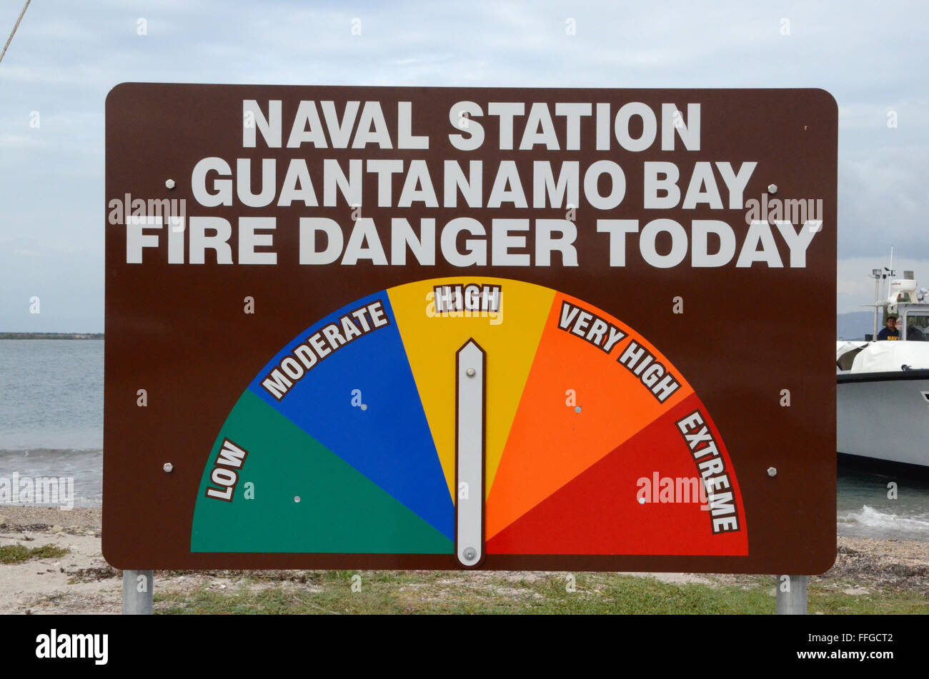 Warning sign military camp hi-res stock photography and images - Alamy