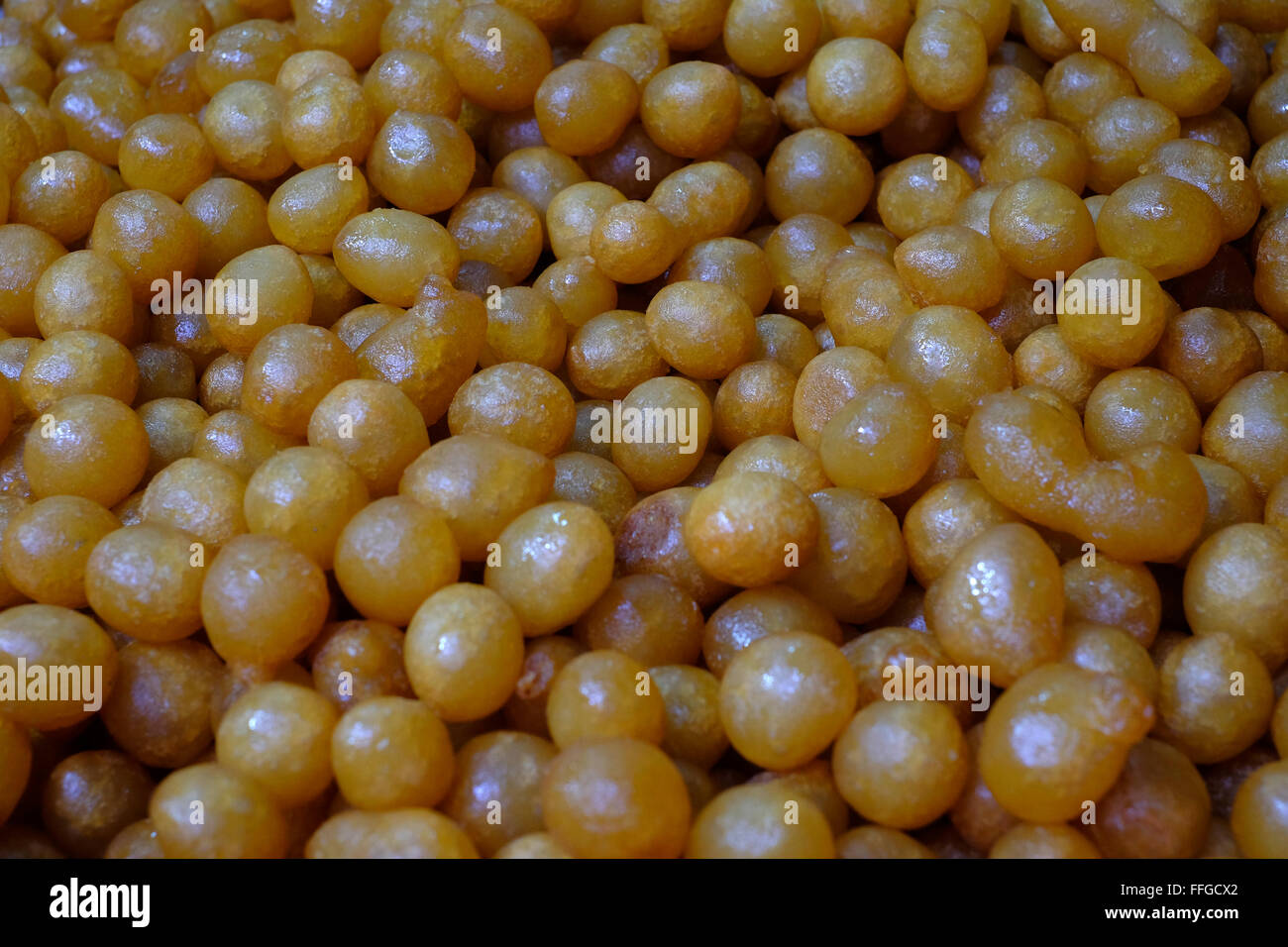 Pile of Awama or Awamat a traditional and common Middle Eastern crispy ...