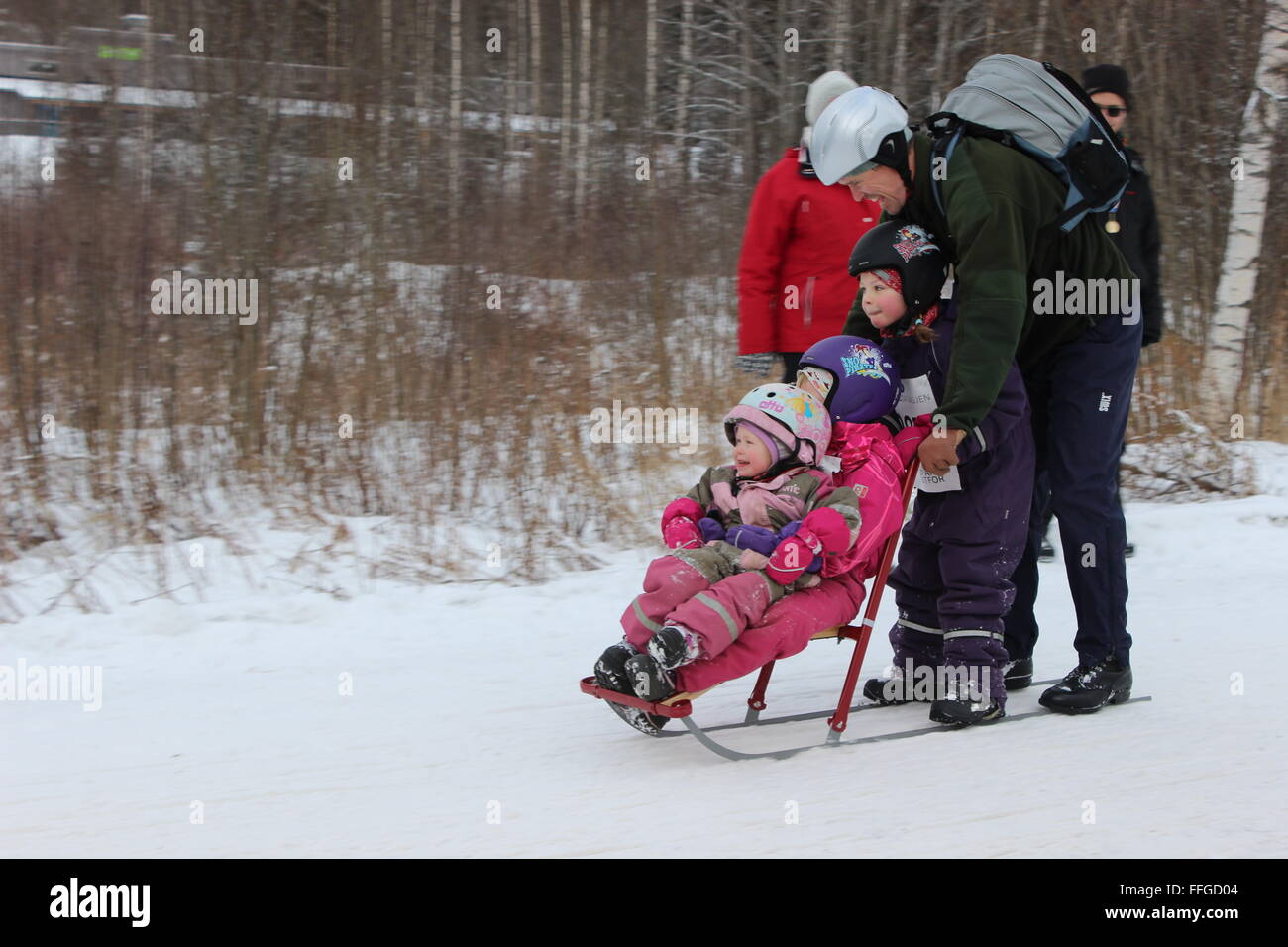 Kicksled world championship in Hurdal, Norway Stock Photo - Alamy