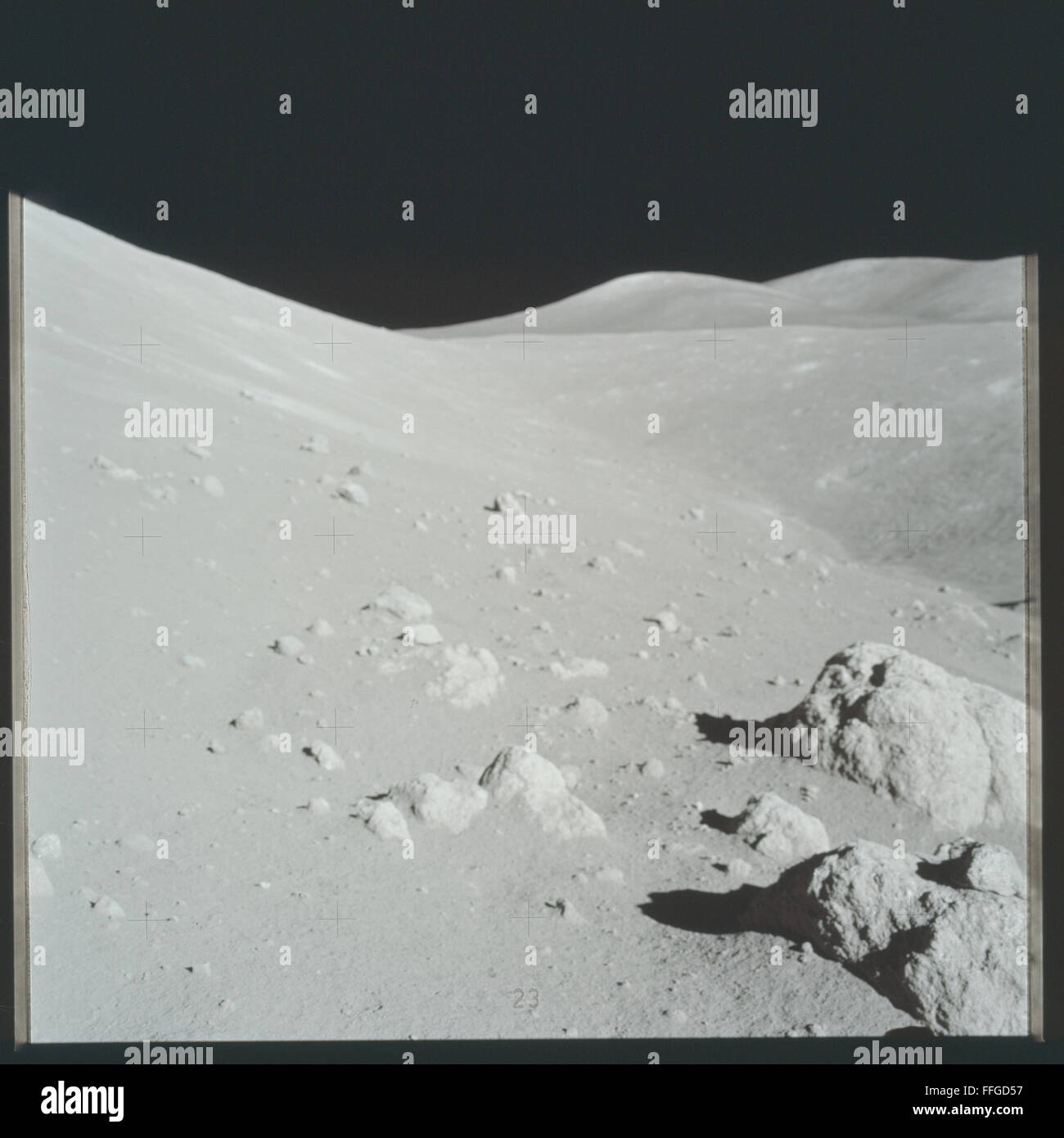 The Apollo 17 archive features unedited images from the mission's lunar ...