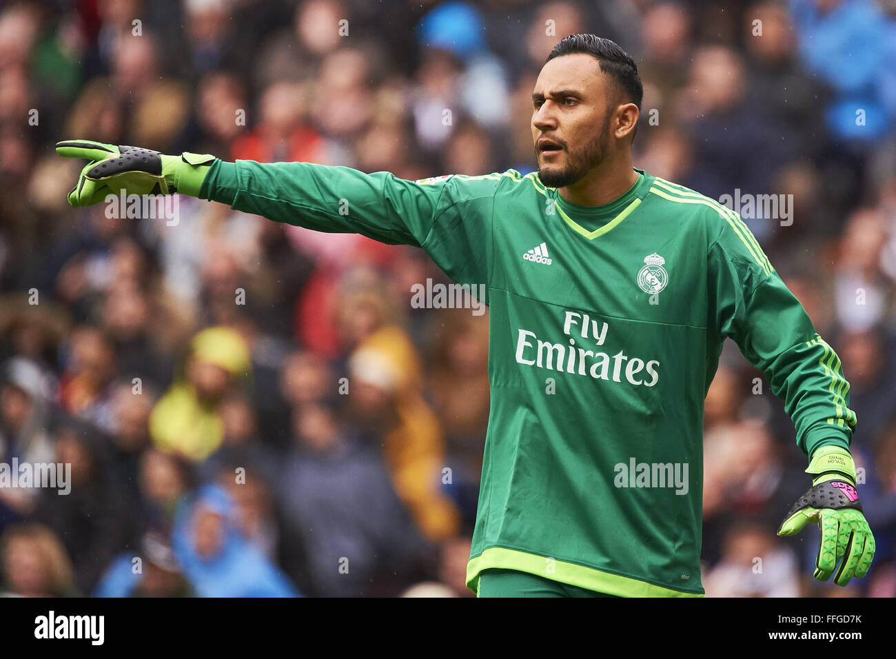 Madrid, Spain. 13th Feb, 2016. Keylor Navas (goalkeeper; Real Madrid ...