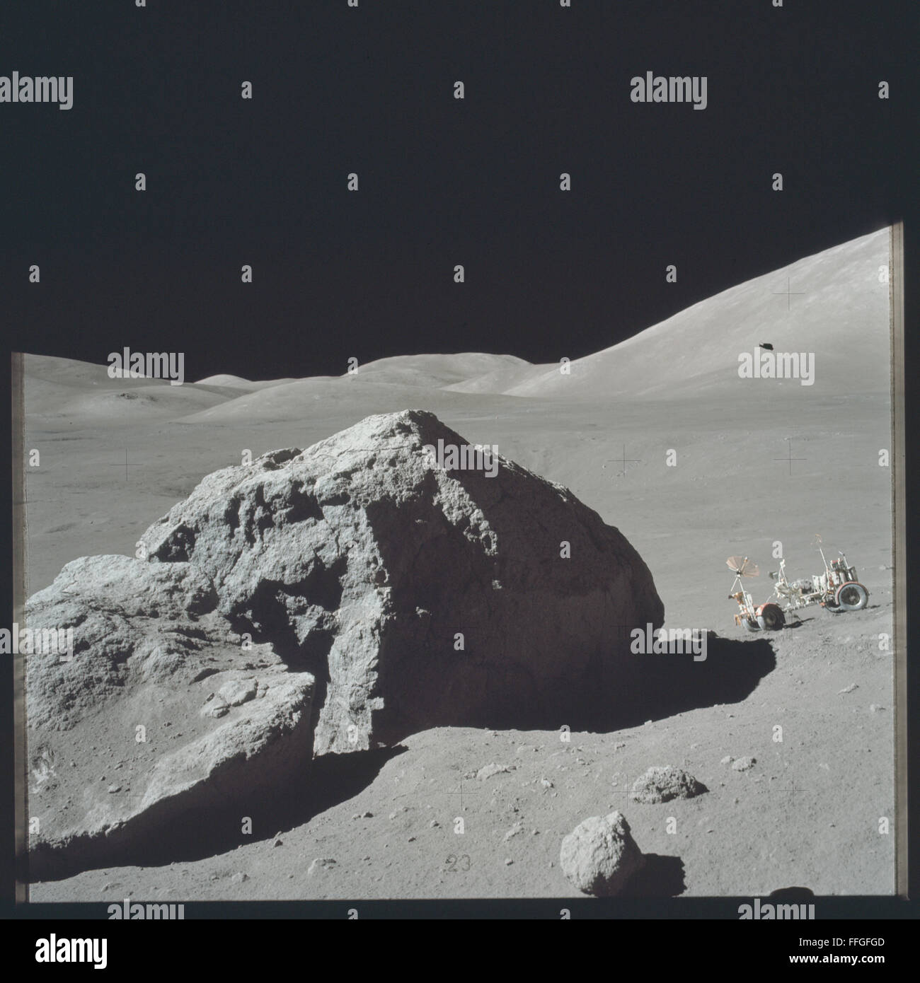 The Apollo 17 photographic archive includes unedited images from the final Apollo mission ...