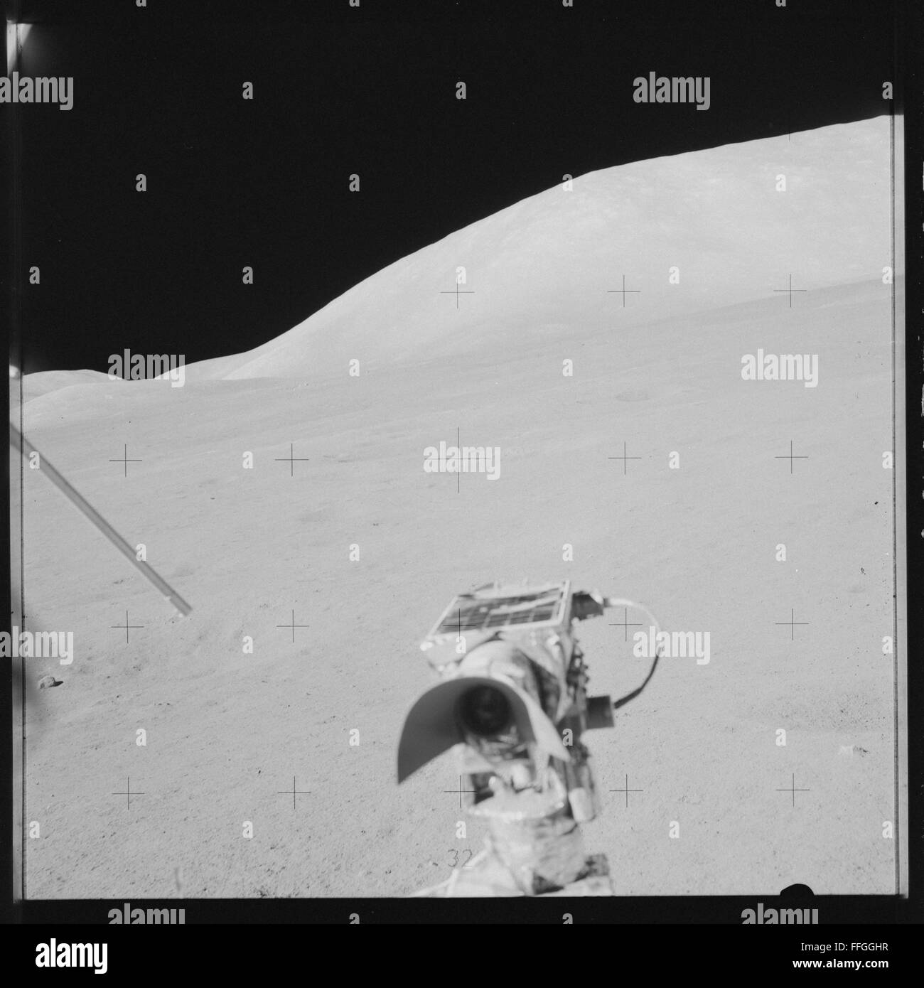 Moon landing apollo 17 harrison schmitt Black and White Stock Photos ...
