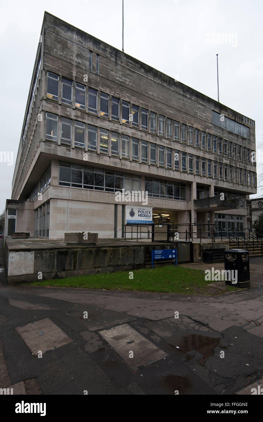 General view of Cardiff Central Police station on King Edward VII ...