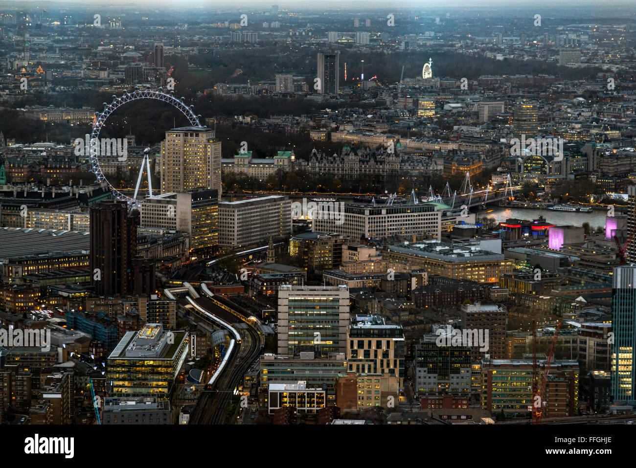 View from the Shard Stock Photo - Alamy