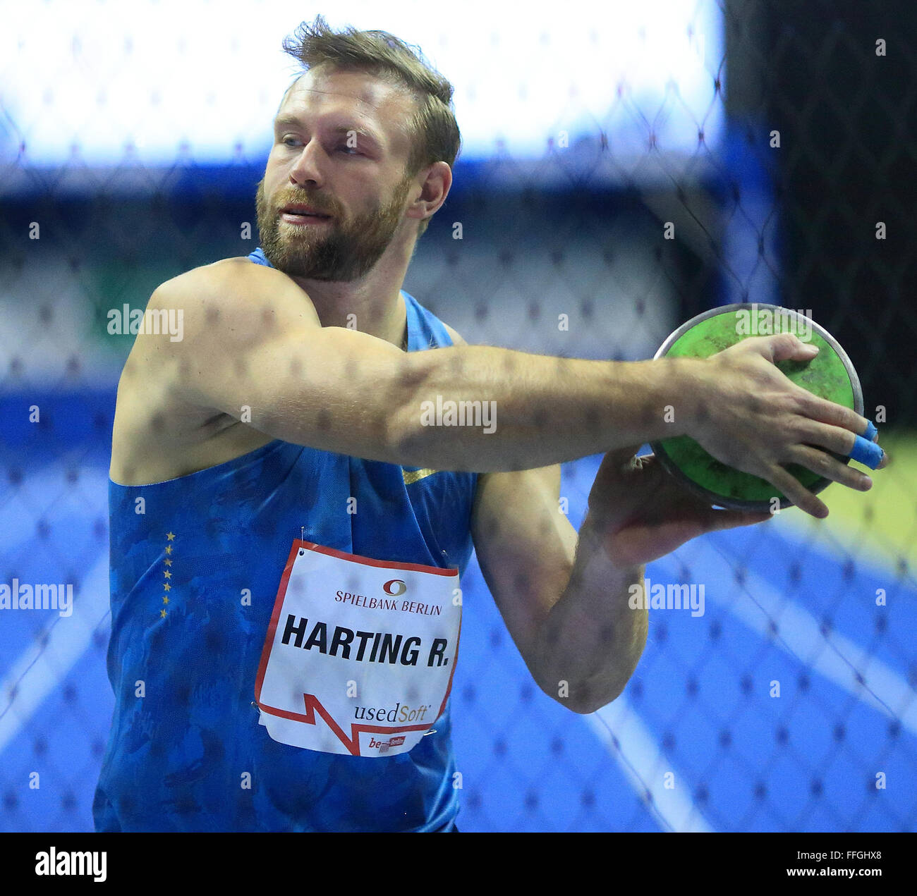 Berlin, Germany. 13th Feb, 2016. German discus thrower Robert Harting ...
